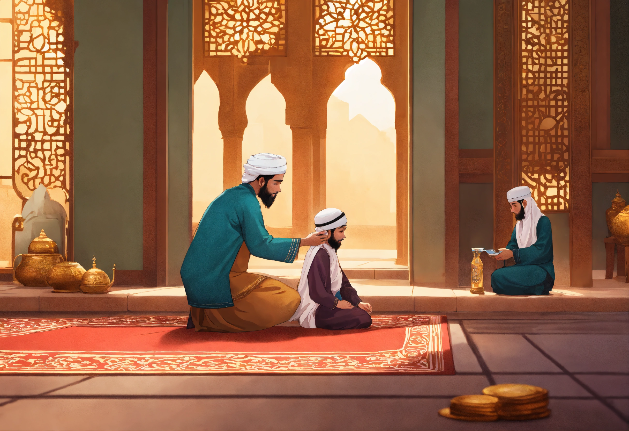 Lexica - Scene 5 Islamic Practices Prompt Design images that depict ...