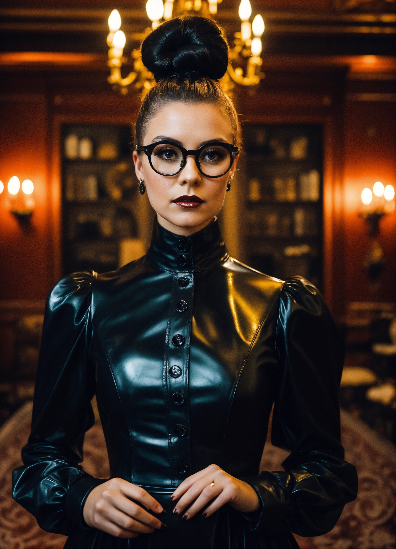 Lexica - Worm's eye view, stunning female german mistress model, strict ...