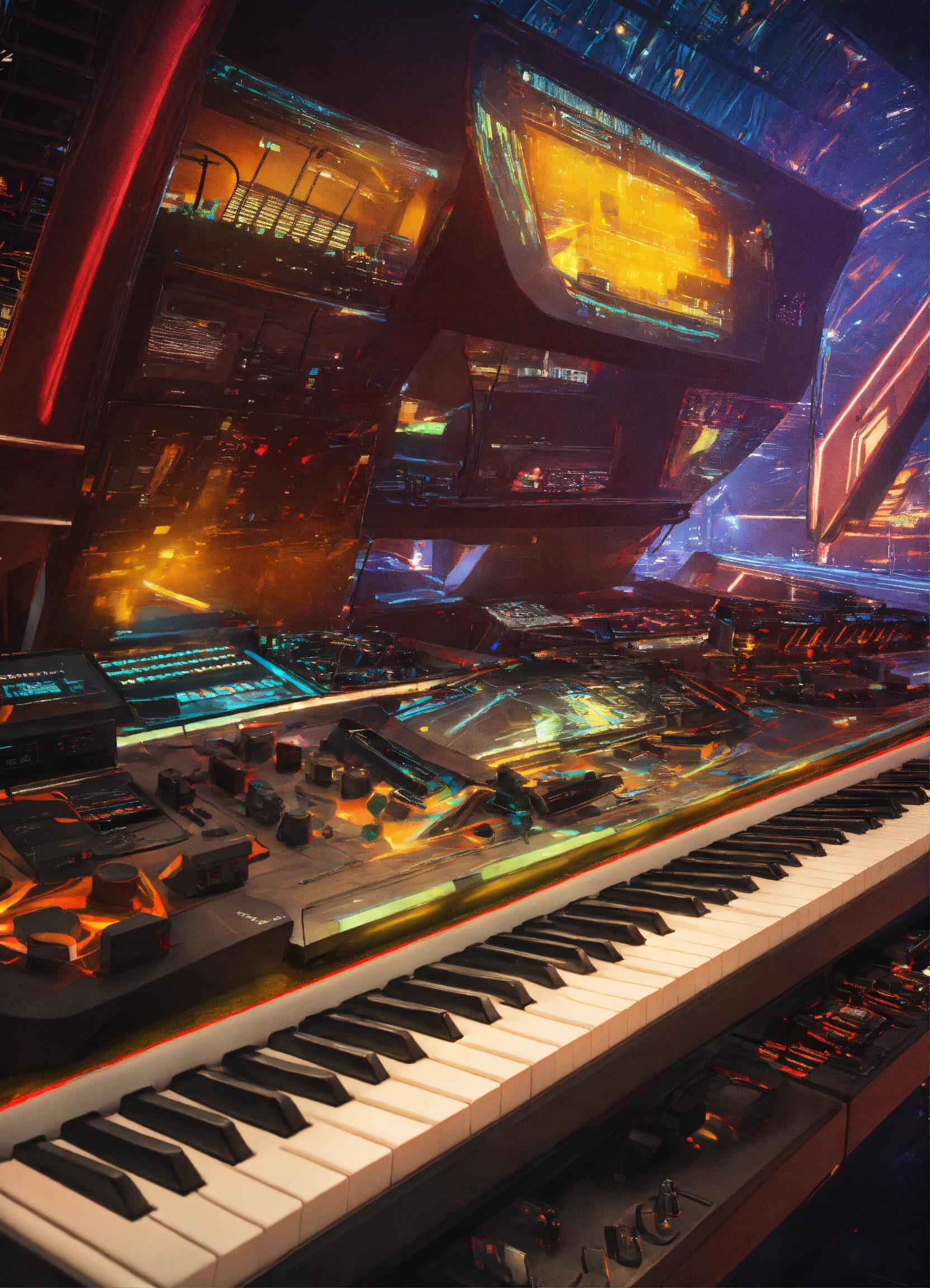 Lexica - Futuristic bass and keyboard