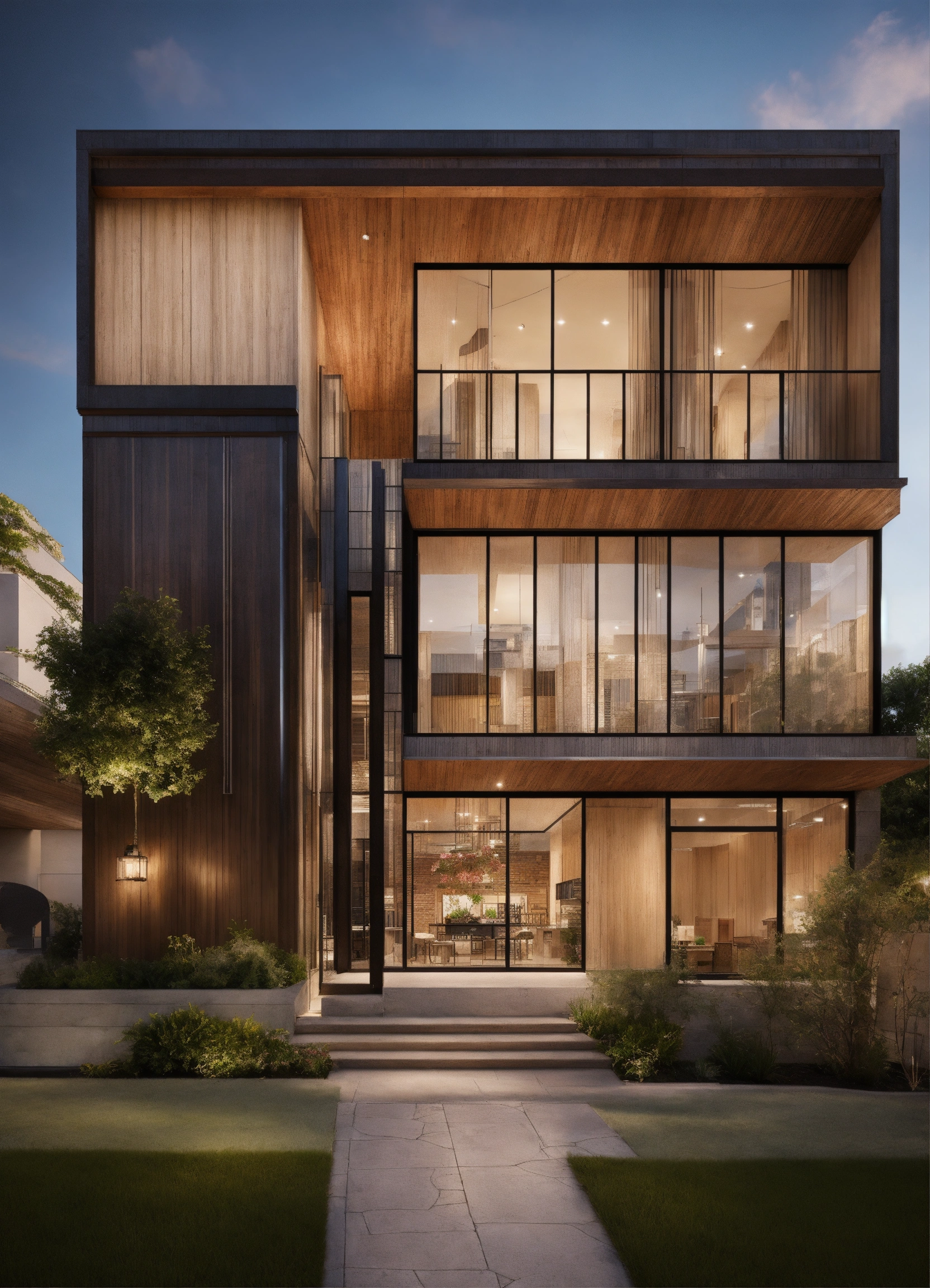 Lexica - Drawing inspiration from mid-century modern style, this three ...