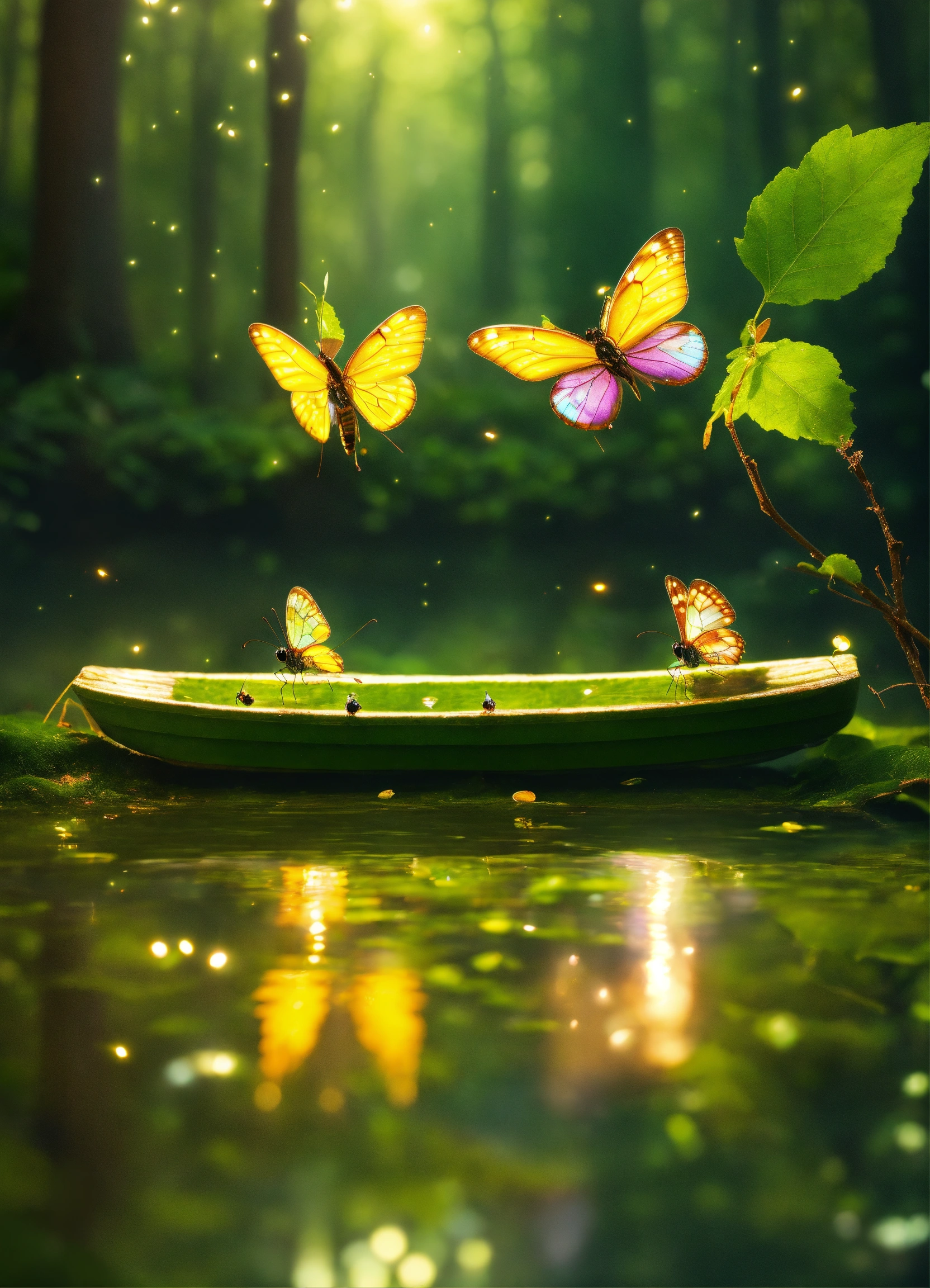 Lexica - Ultra beautiful little ferry creatures in a beautiful mystical ...