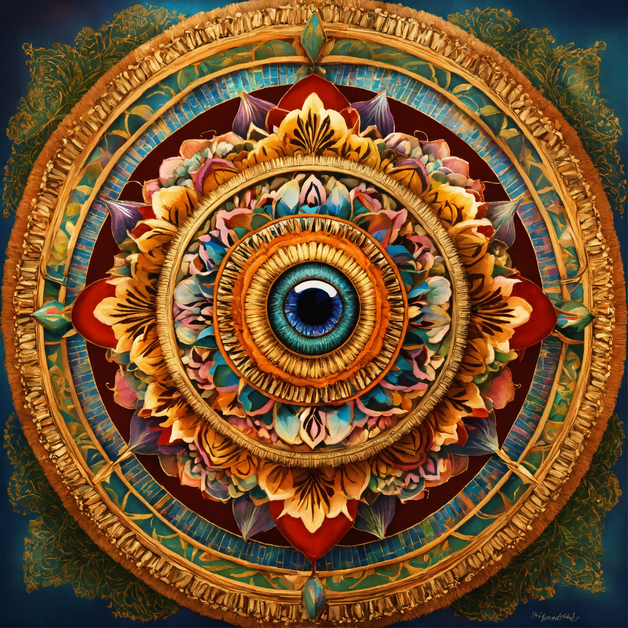 Lexica - Eye of insight, mandala, highly detailed