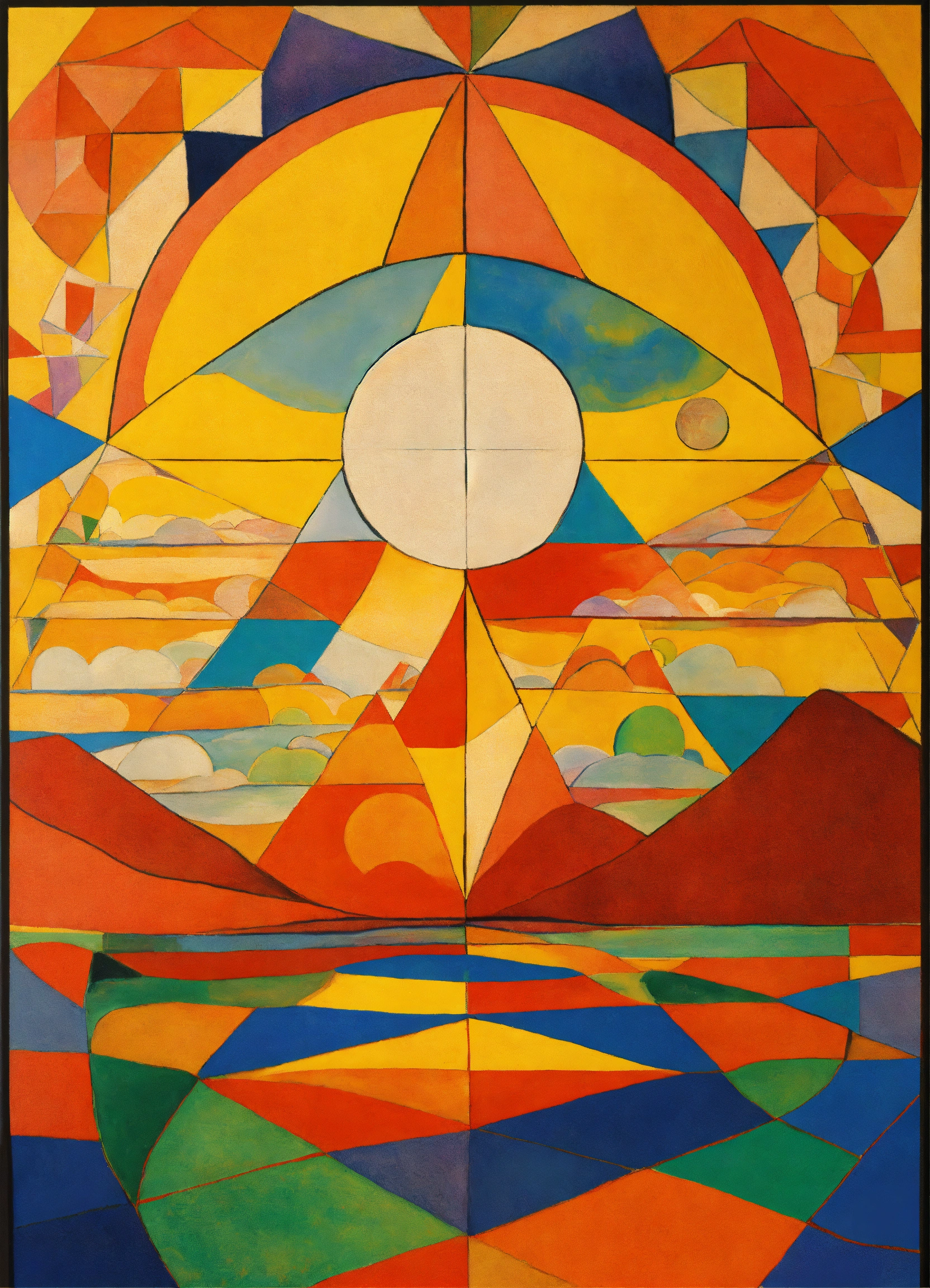 Lexica - Sun merging into moon, psychedelic, the four corners of the ...