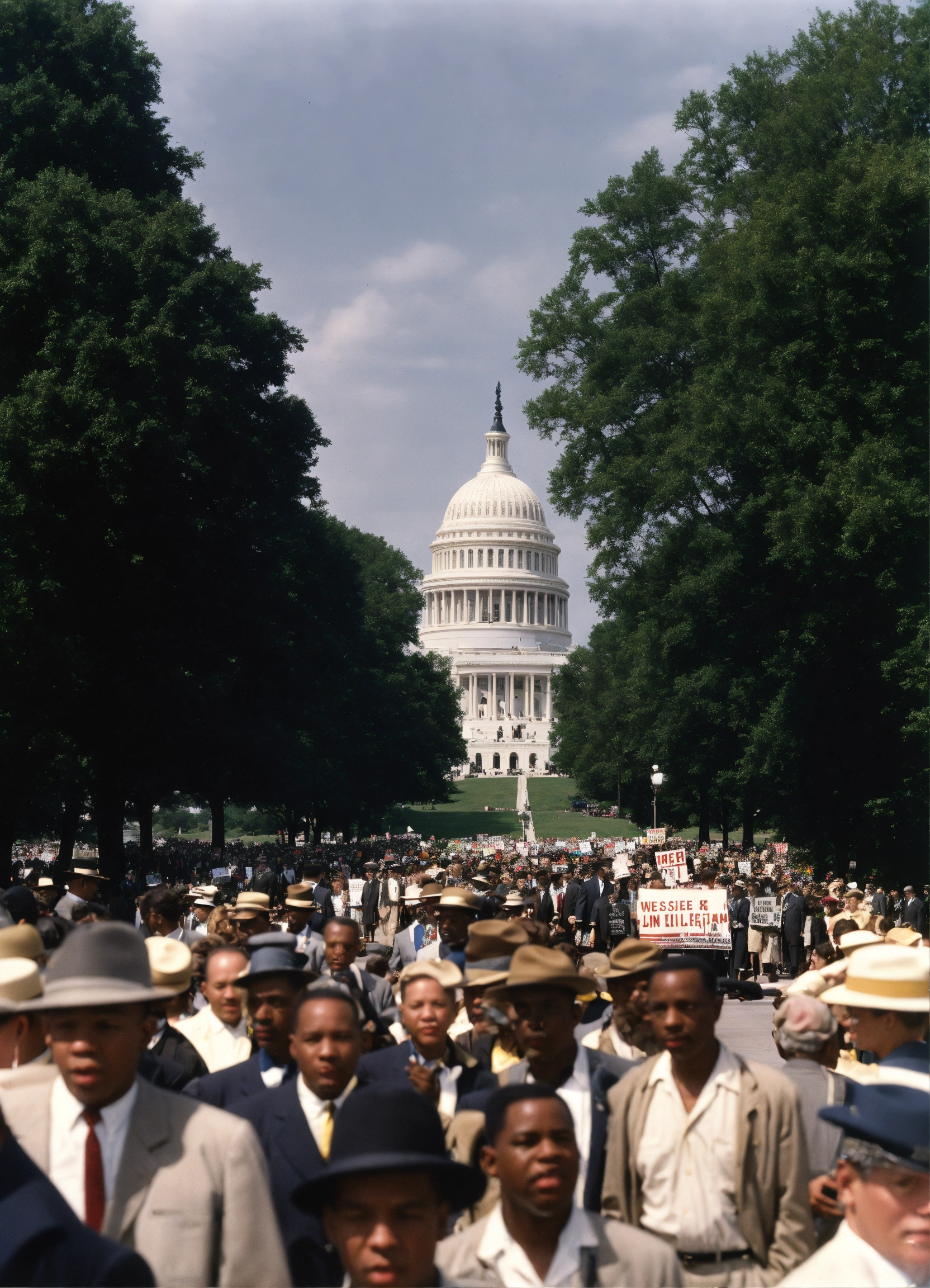 Lexica - Large groups gathering in Washington dc during the 1950s civil ...