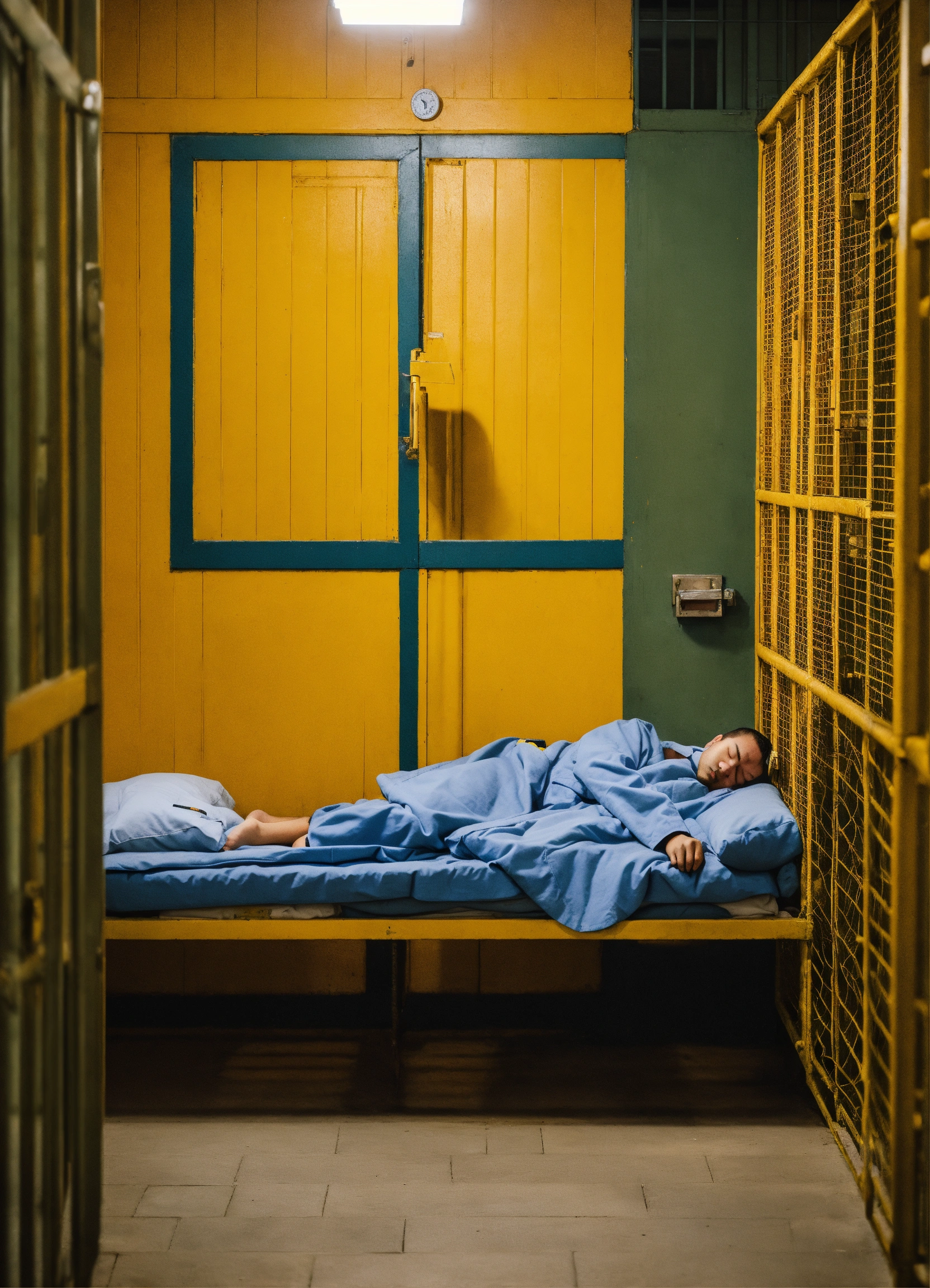 Lexica - Guard of security of prison sleeping