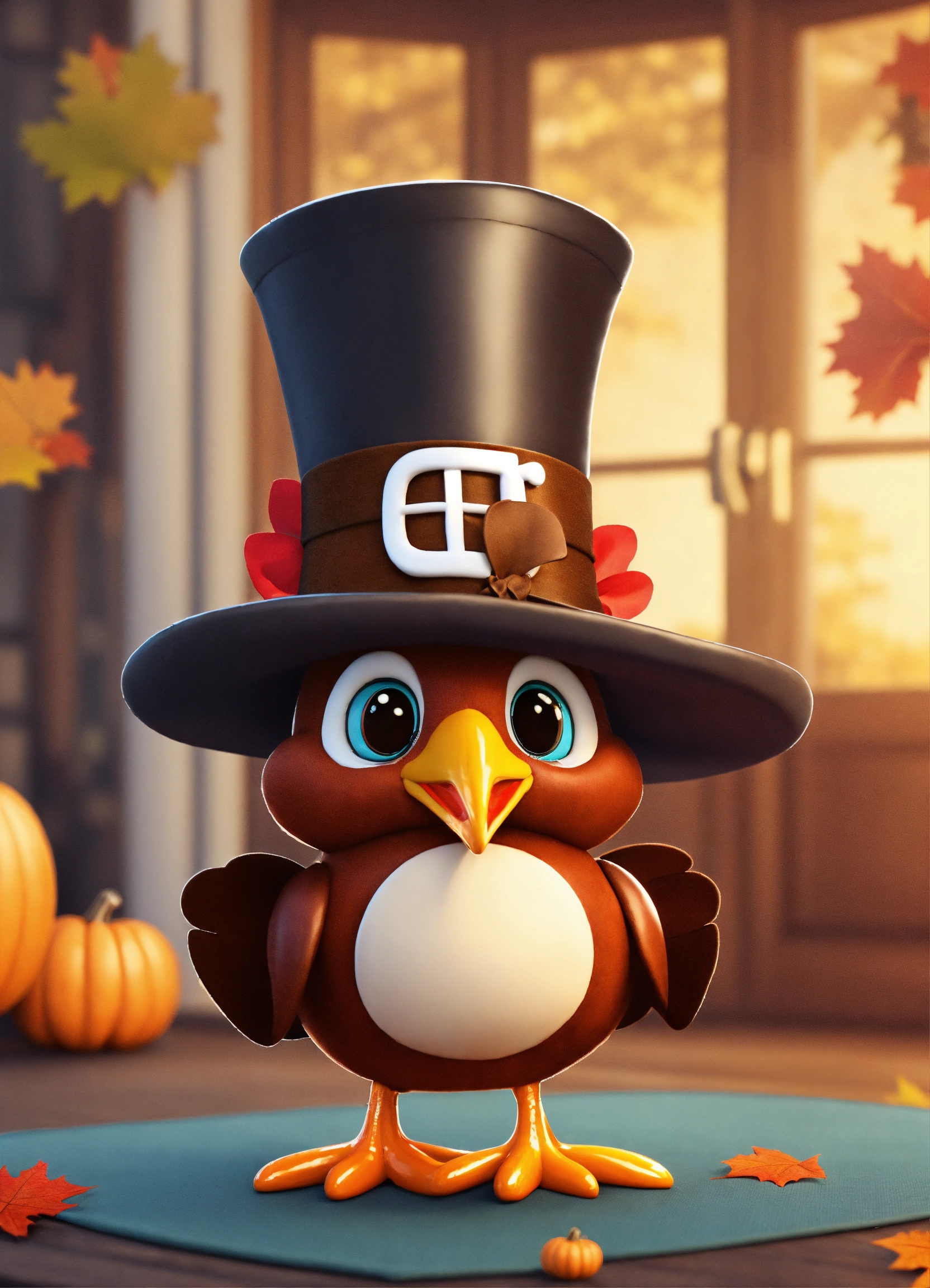 Lexica - Turkey wearing pilgrim hat, tuxedo, and dress shoes ...