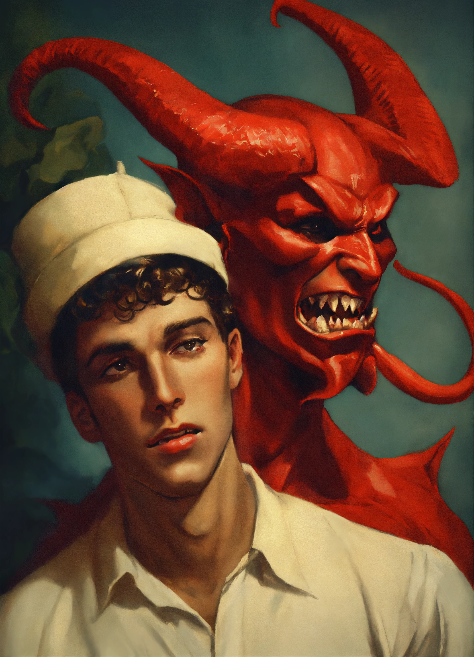 Lexica - The devil persuading someone