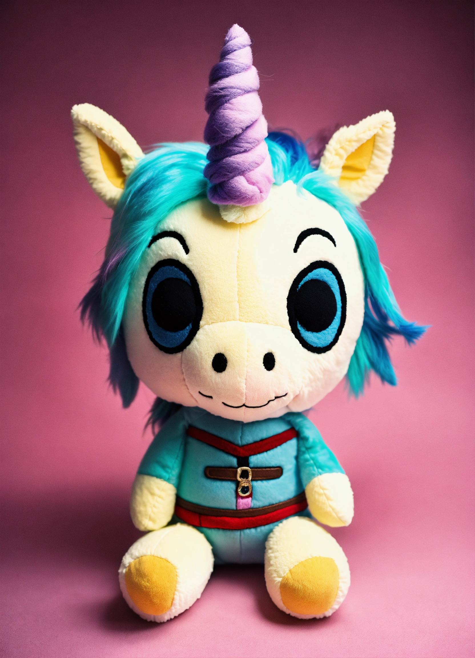 Lexica - Emo rock, emo unicorn, viking, game character, plush toy
