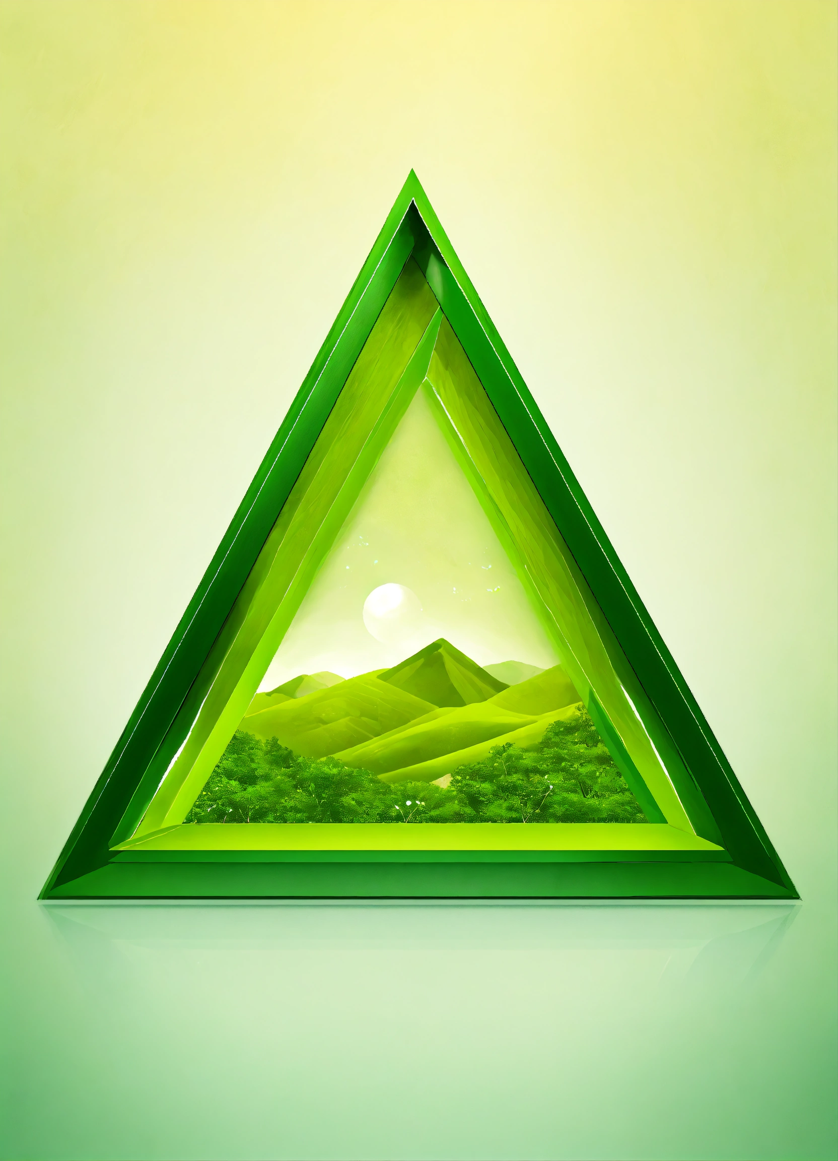 Lexica - Icono enmarcado en un triangulo equilatero invertido, logo que ...