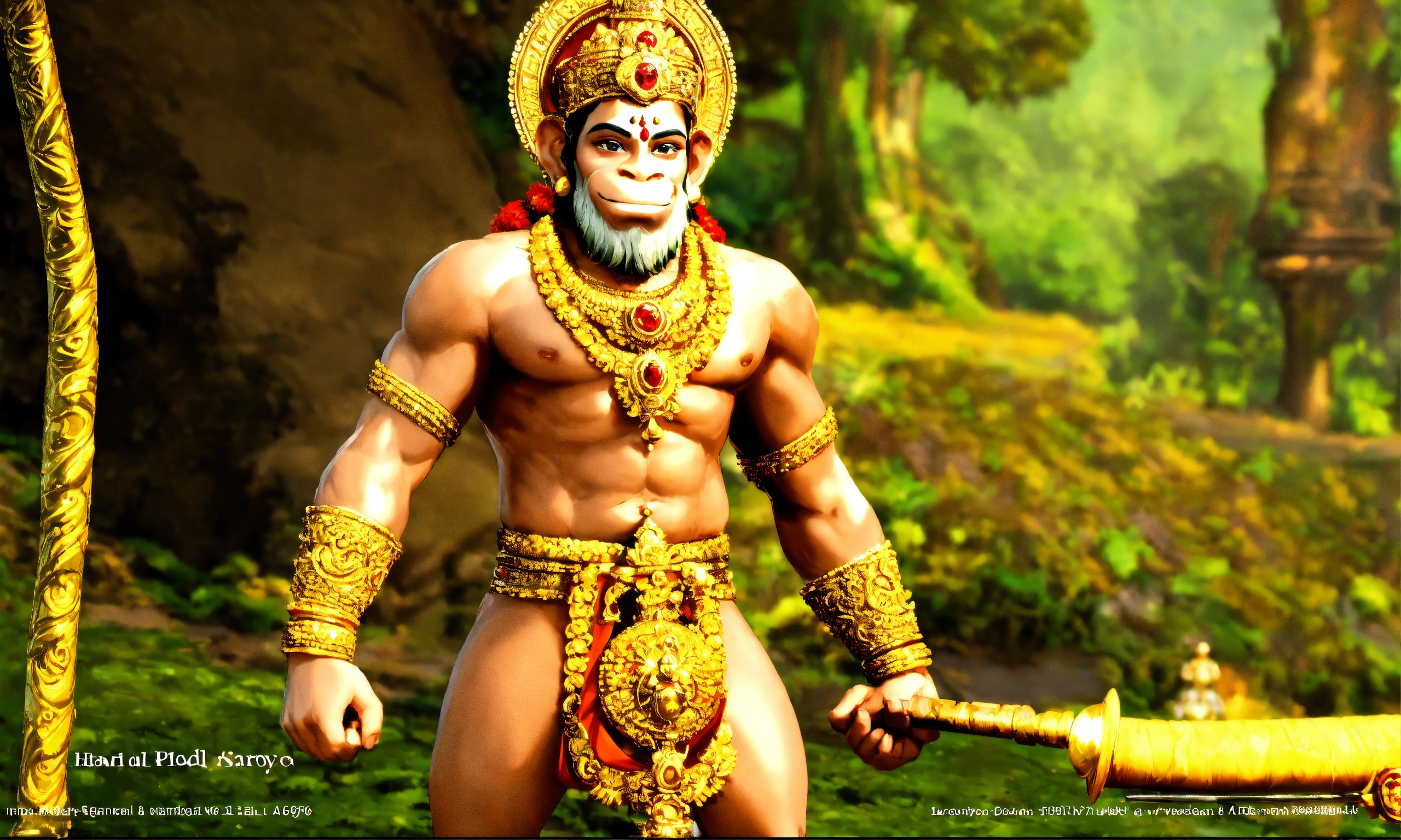 Lexica - Hanuman very realistic ,srong body ,perfect face and body ...