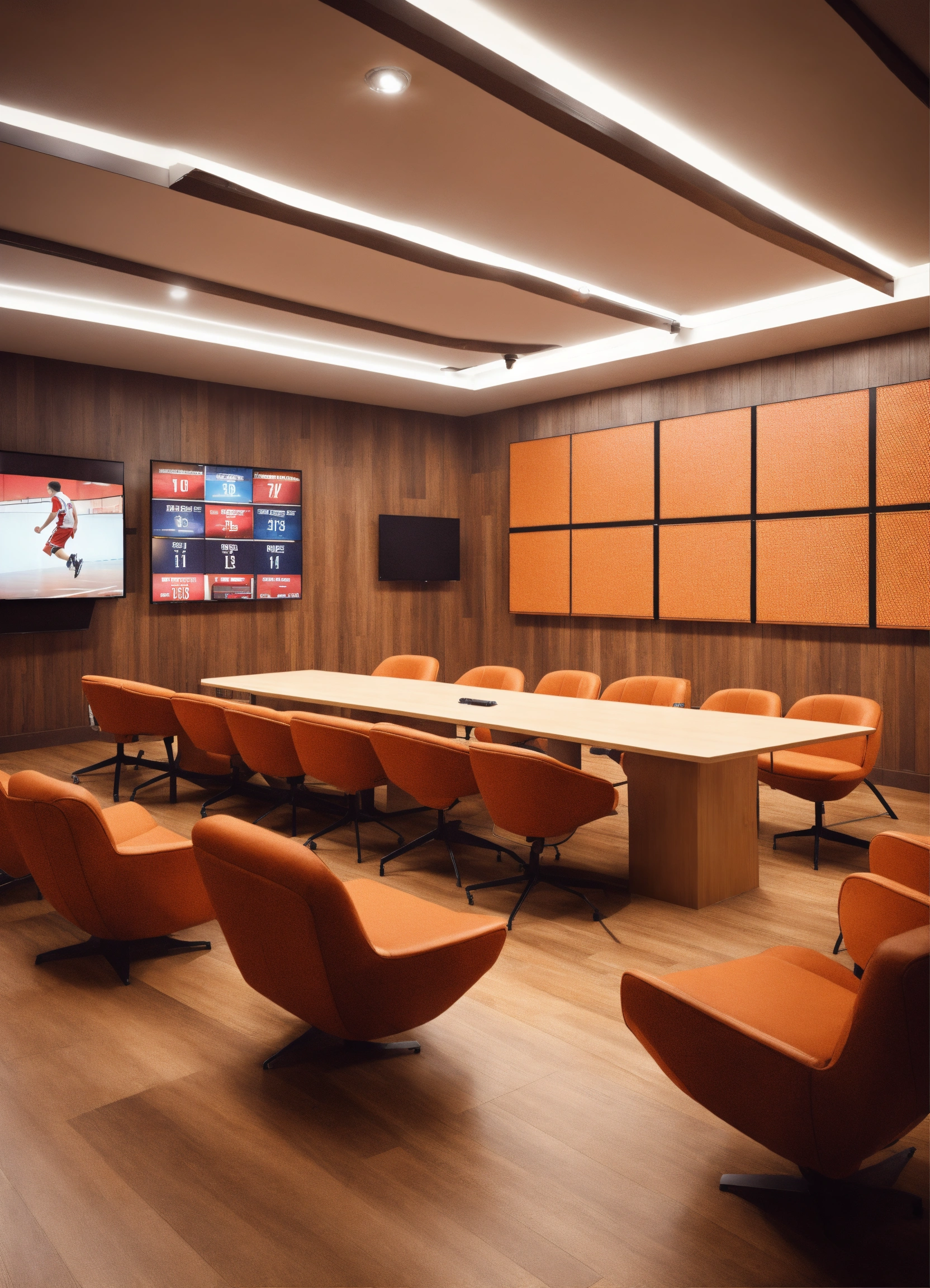 Lexica - A realistic picture of a briefing and media room for ...