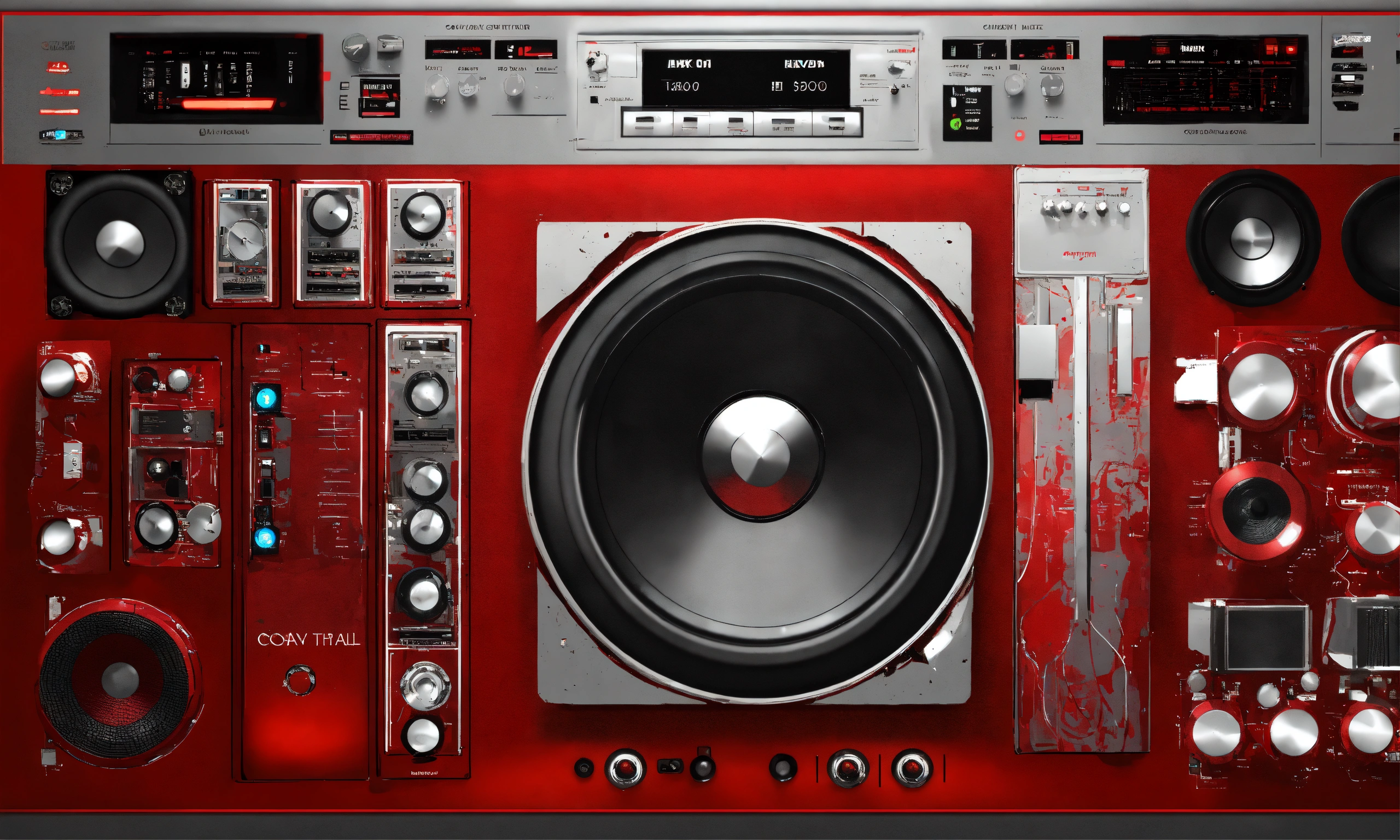 Lexica - Modern day DJ mix board and speakers image to go on business ...