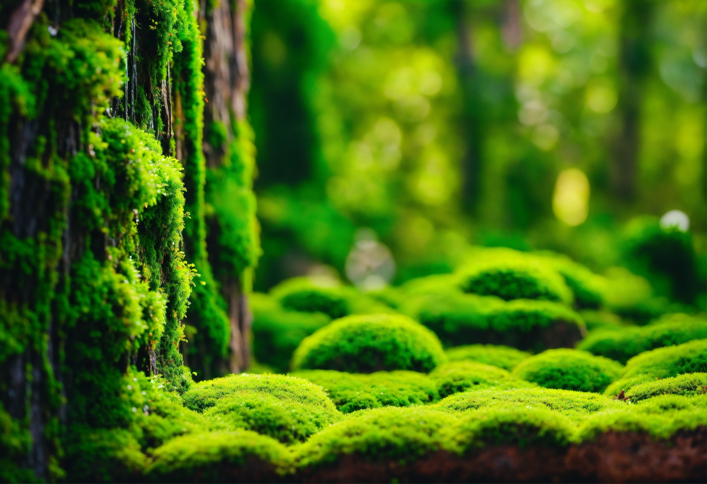 Lexica - Moss wall art, 8k