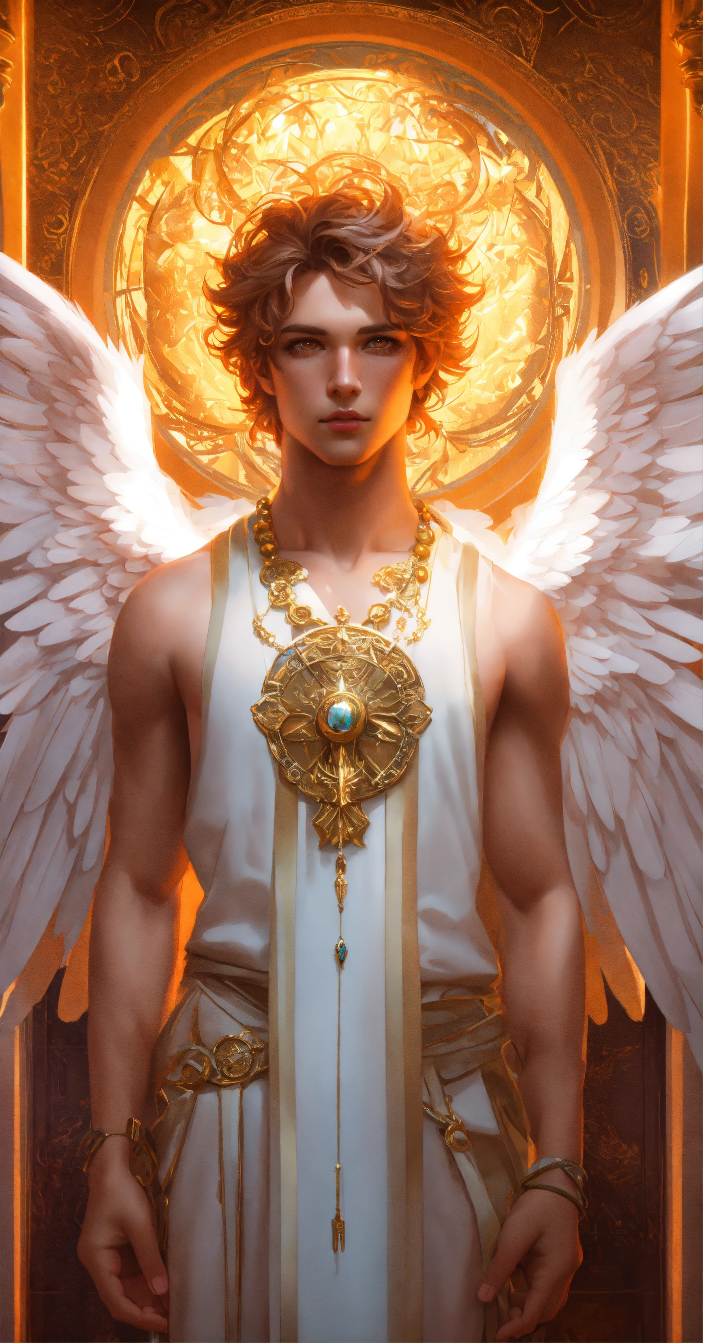 Lexica - Male angel, wings, intricate, headshot, highly detailed ...