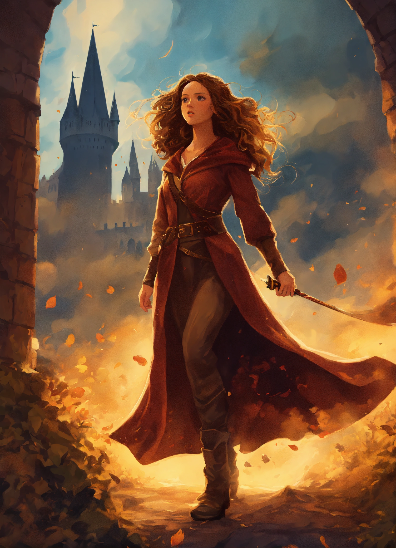 Lexica - Create a beautiful cover Illustrated paint cover inspired by ...