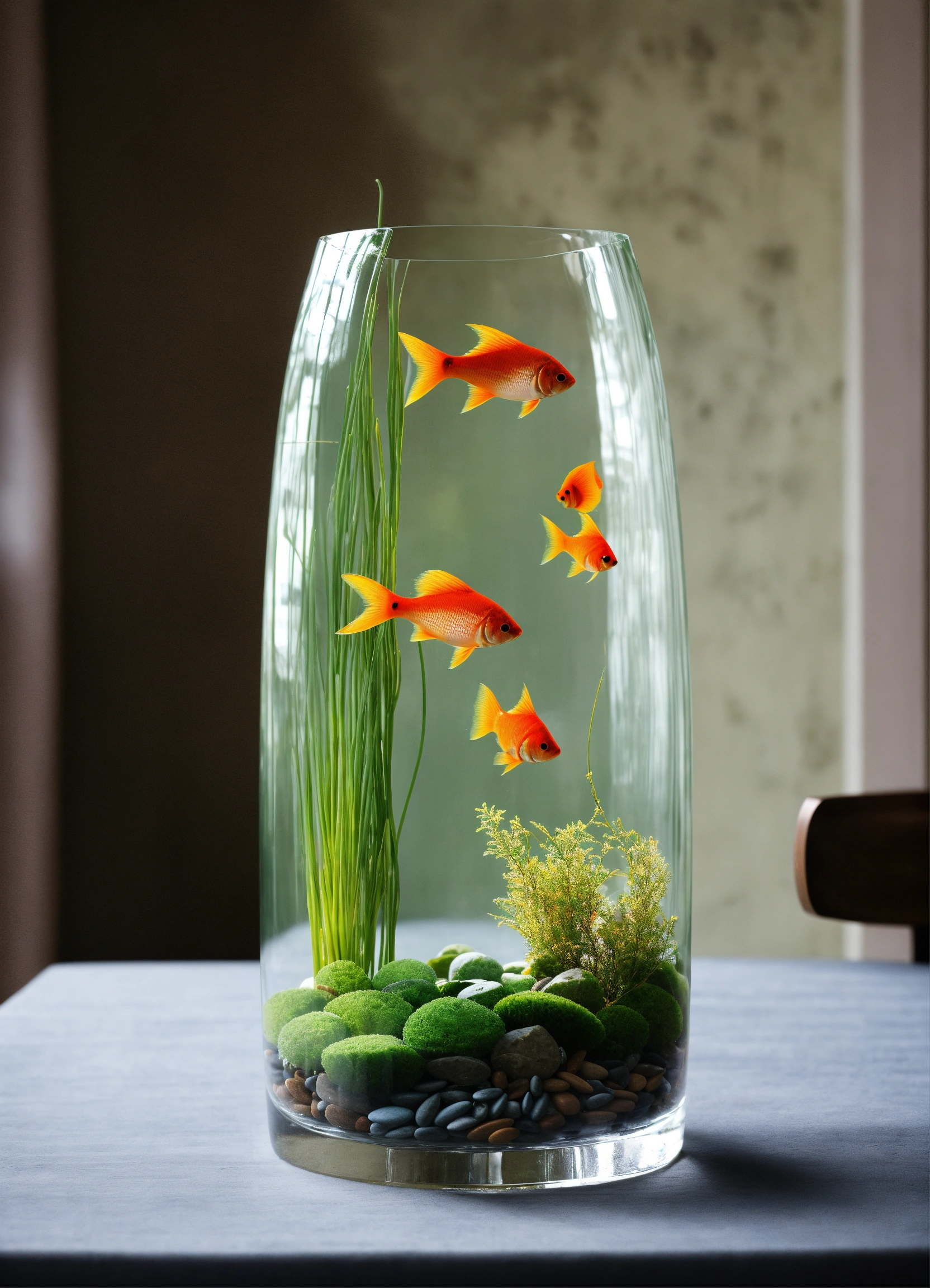 Lexica - See-through vase with fish inside
