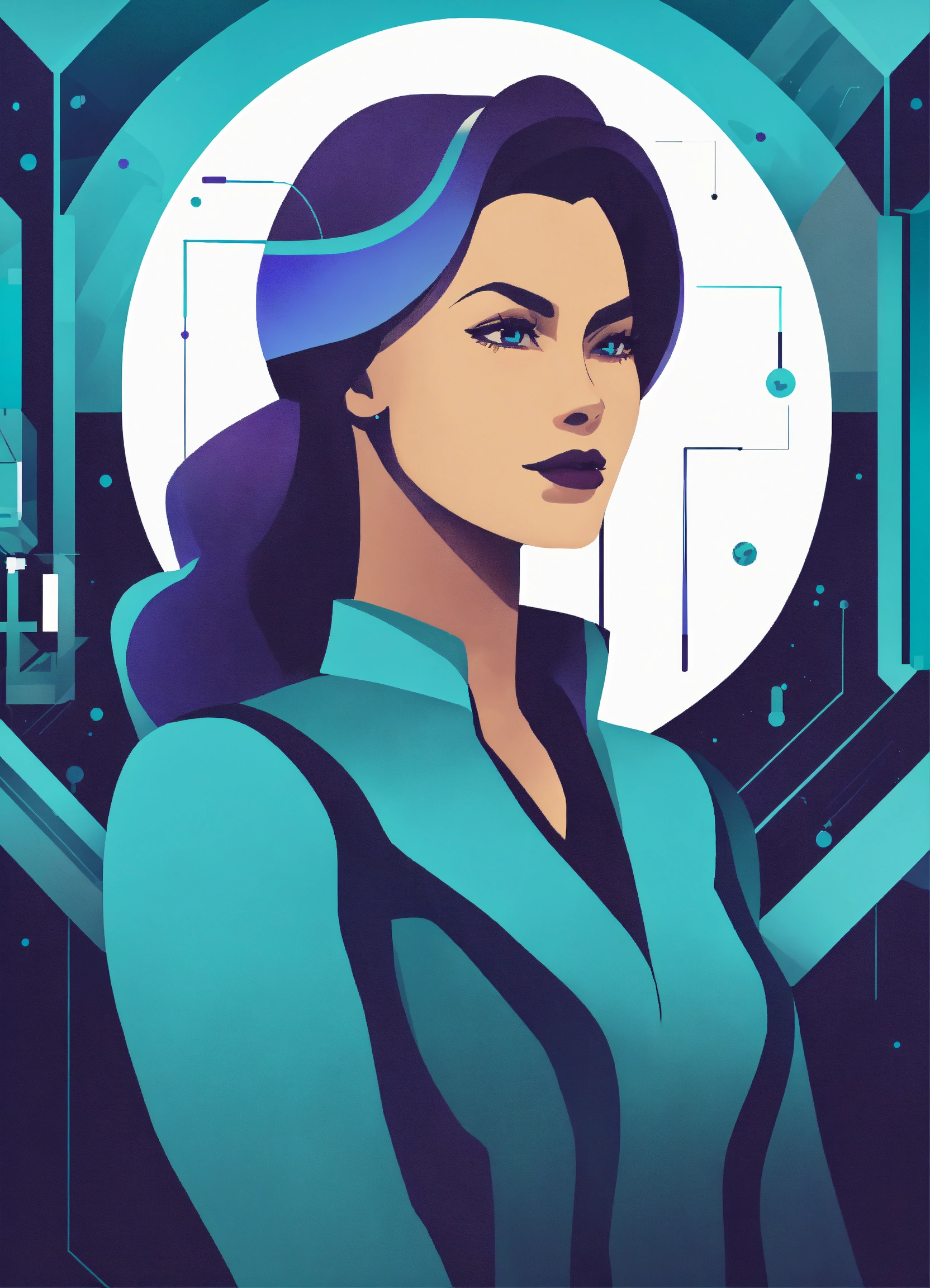 Lexica - Vector icon that represents a woman supporting each other in ...