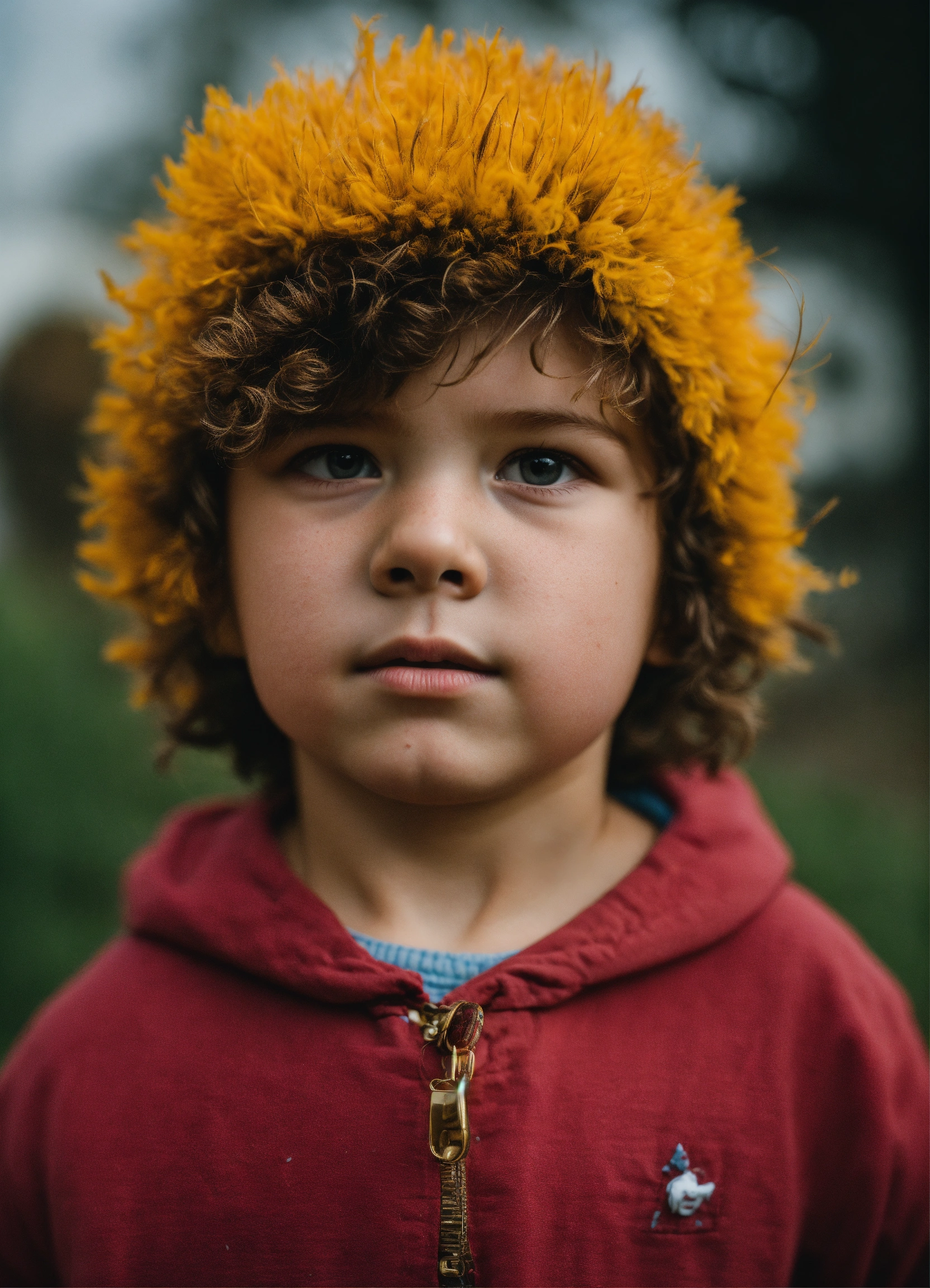 Lexica - Child with beard and hair