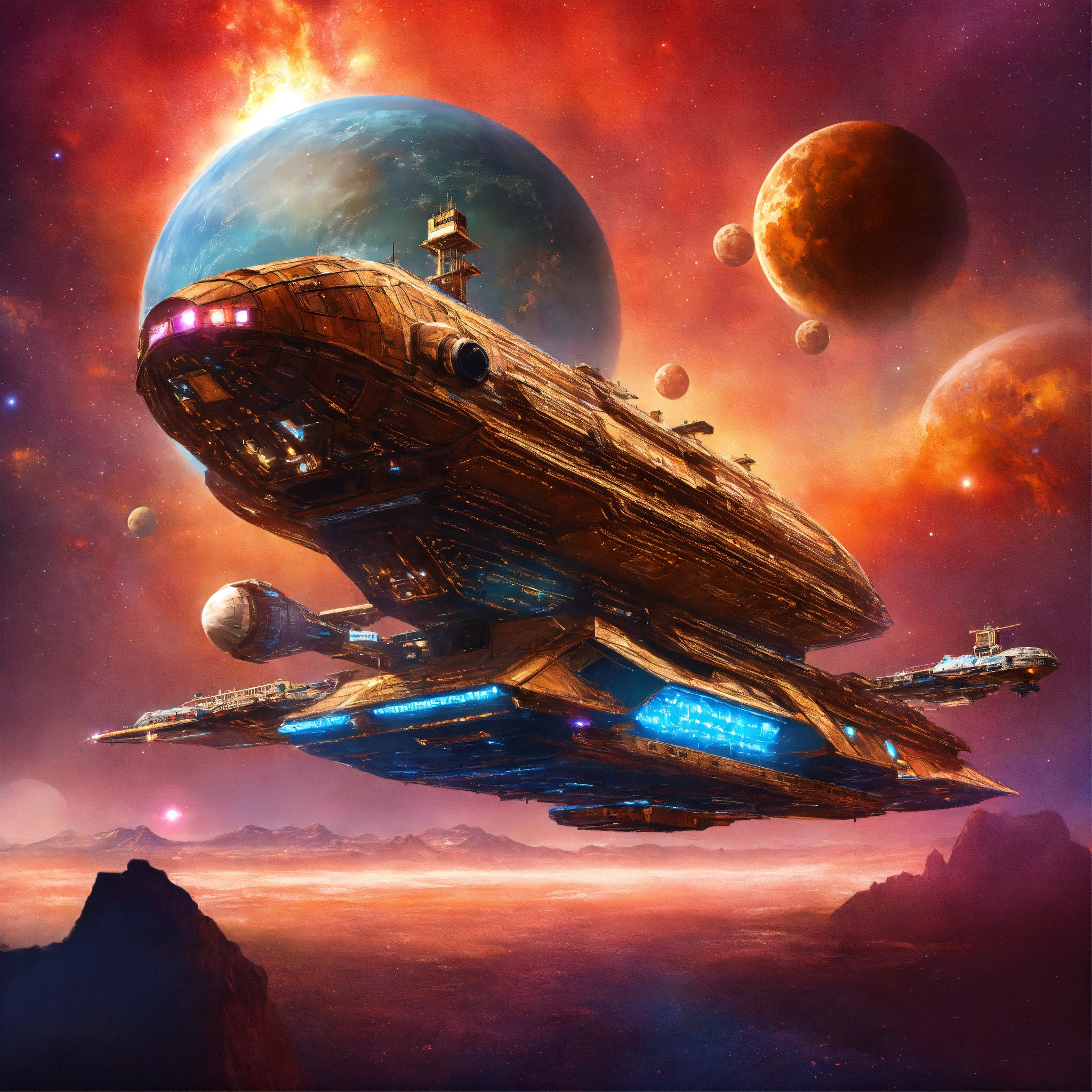 Lexica - Space cruise spaceship