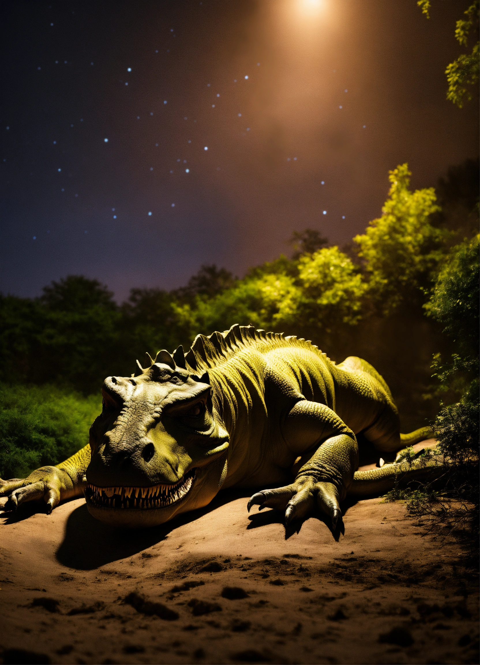 Lexica - Sleeping t-rex