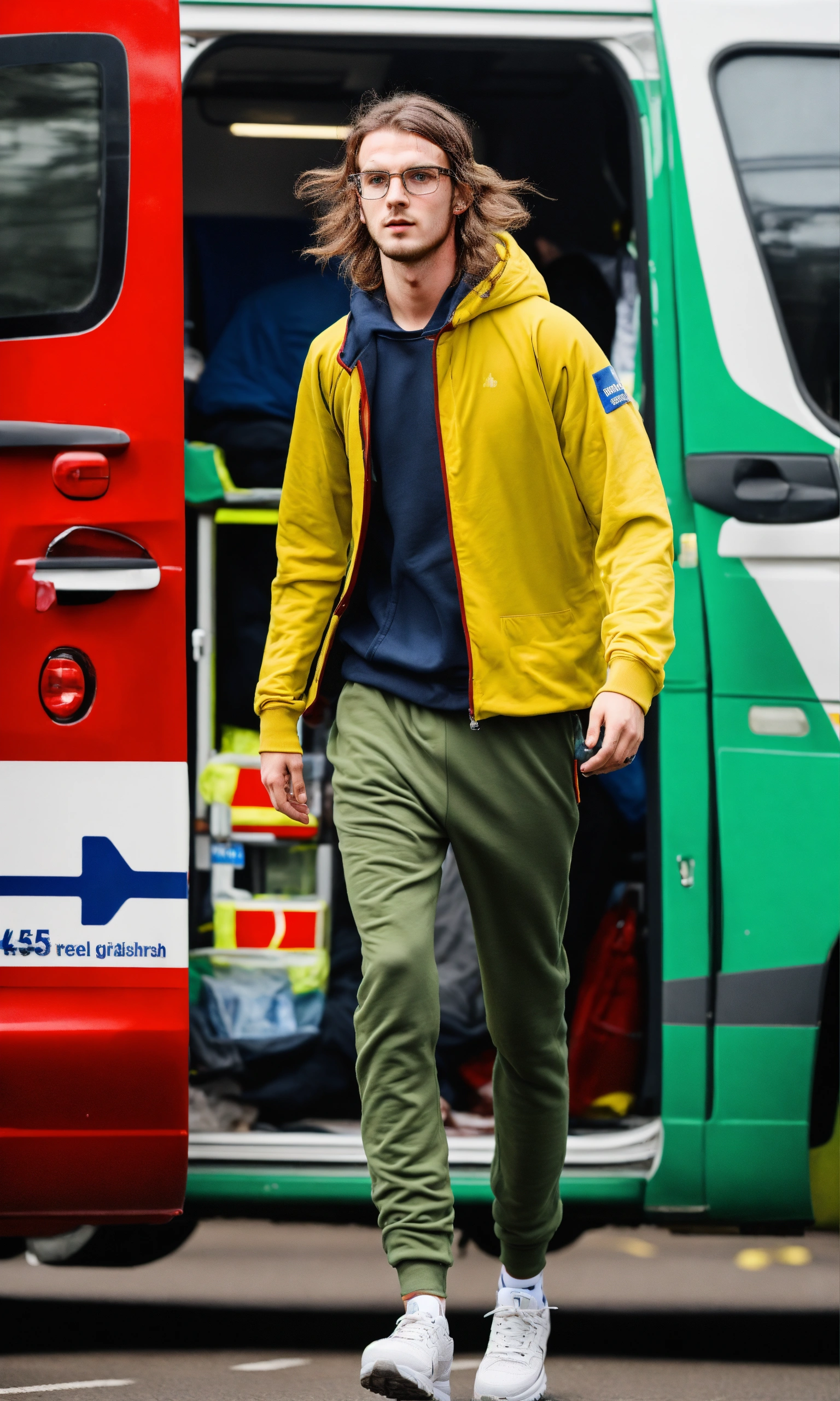 Lexica - Ugly, skinny, 25 year old british man, he is wearing jogging ...