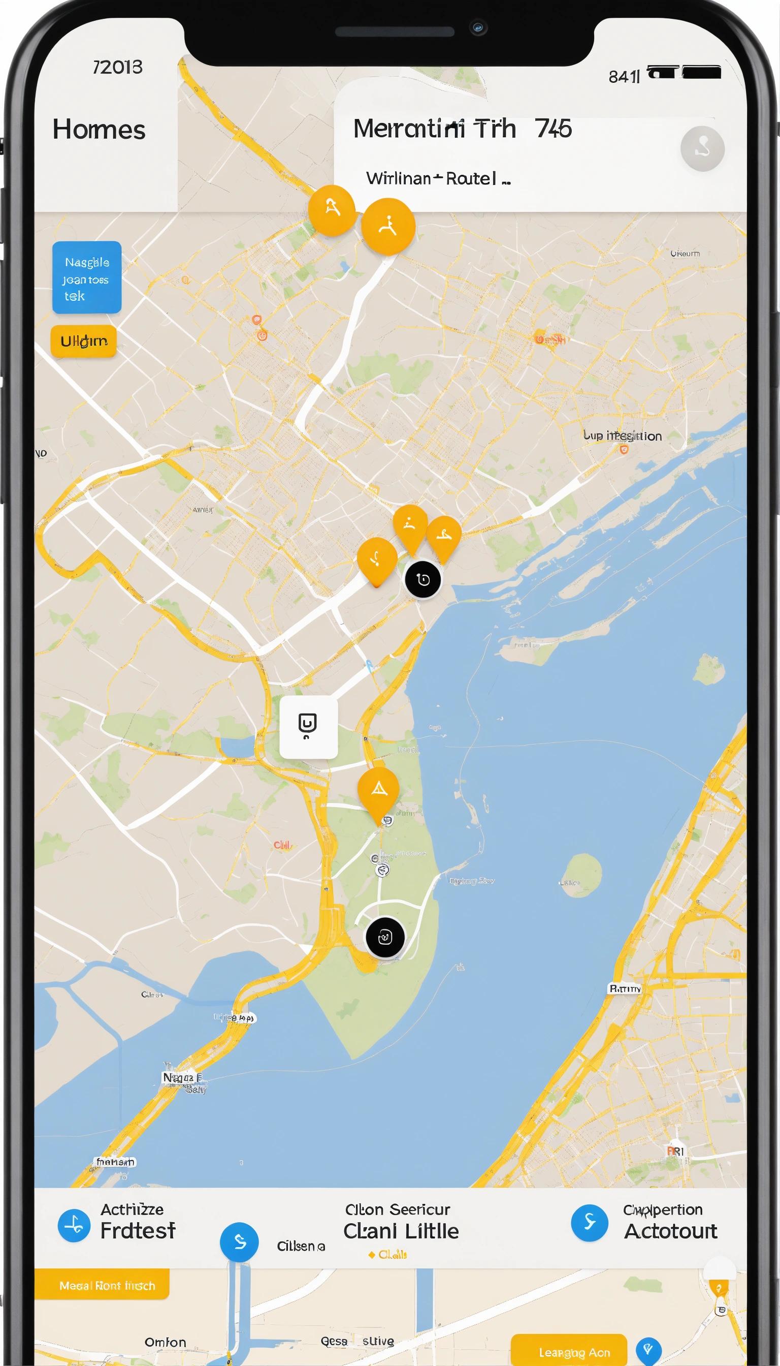 Lexica - An iphone app interface Top Right Corner A small magnifying glass icon (search button ...