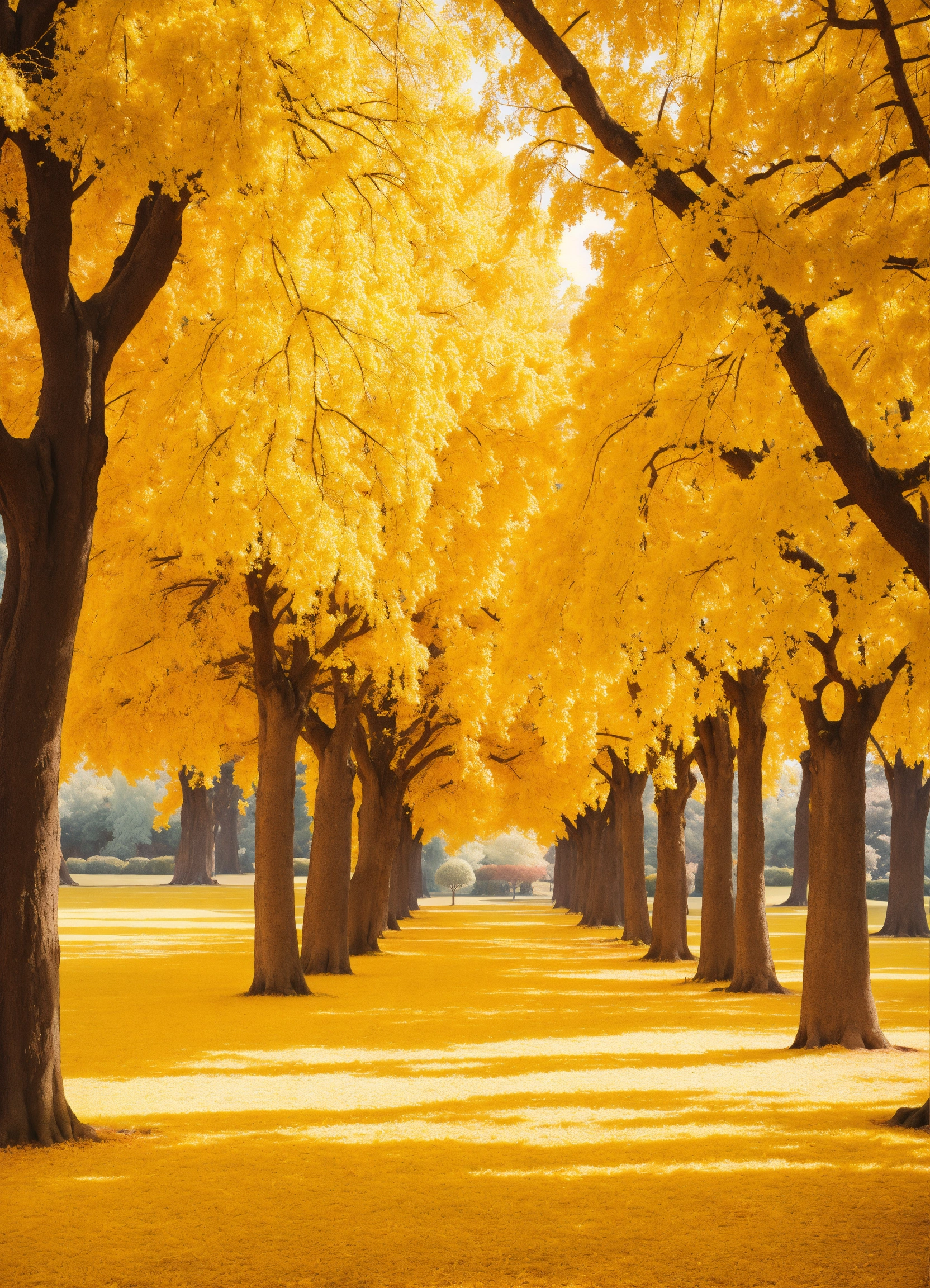 Lexica - Landscape shot of palace garden and trees , captured ...