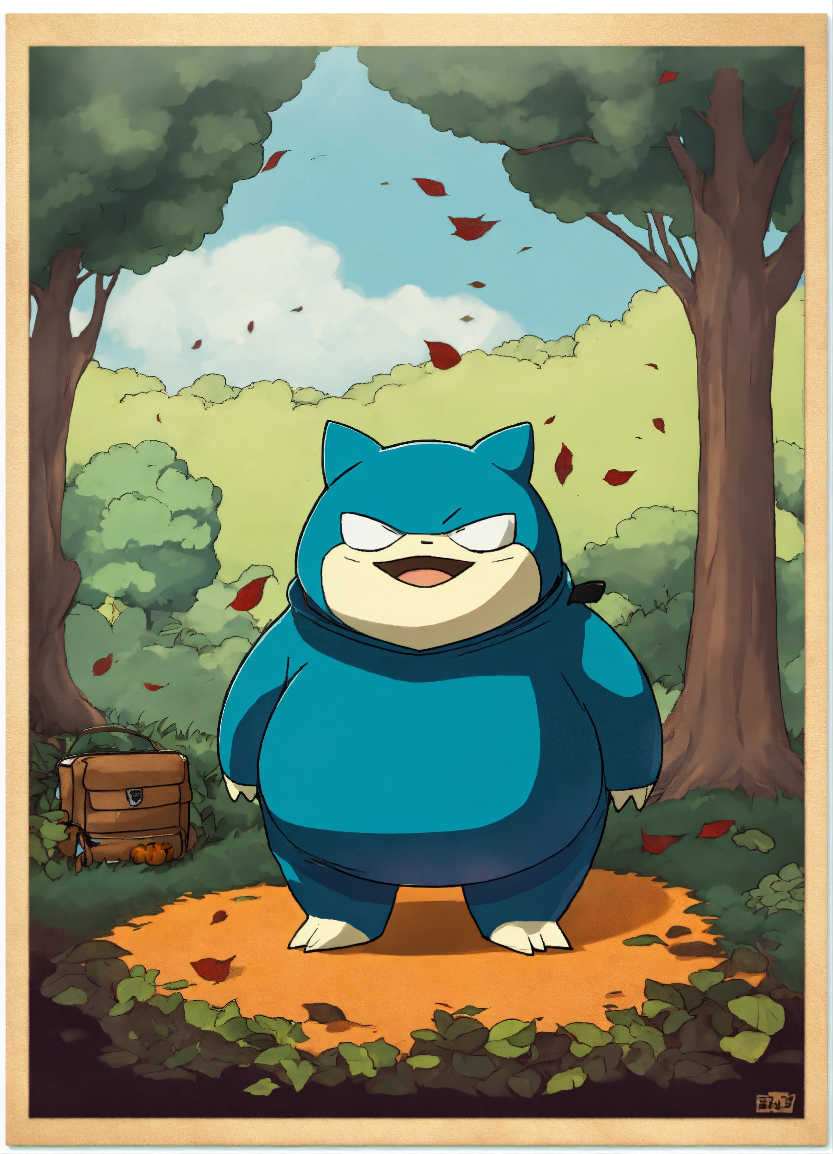 Lexica - Snorlax mask Pokémon Halloween cartoon Friday the 13th