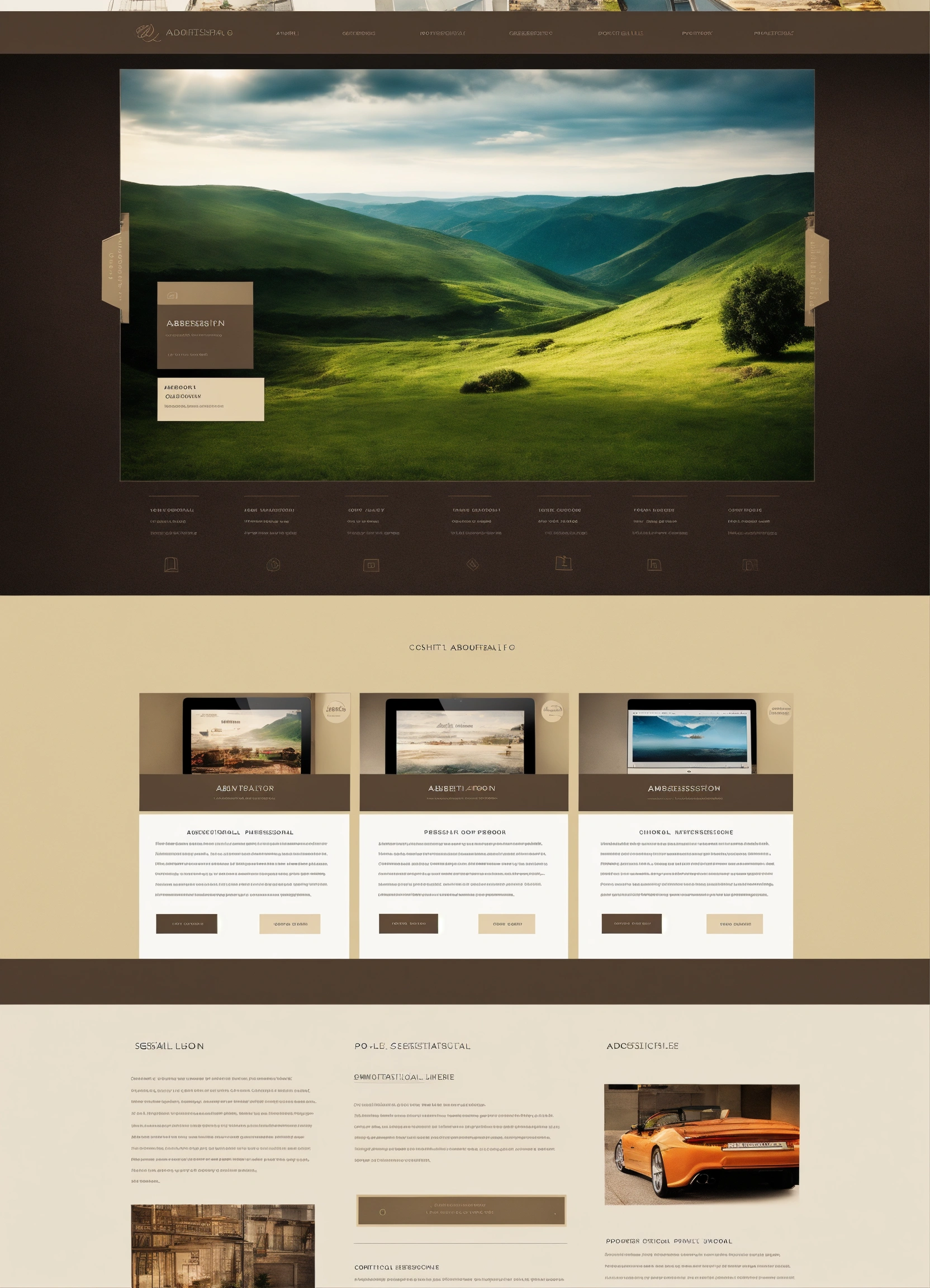 Lexica - Portfolio website sophisticated, modern, adobe photoshop ...
