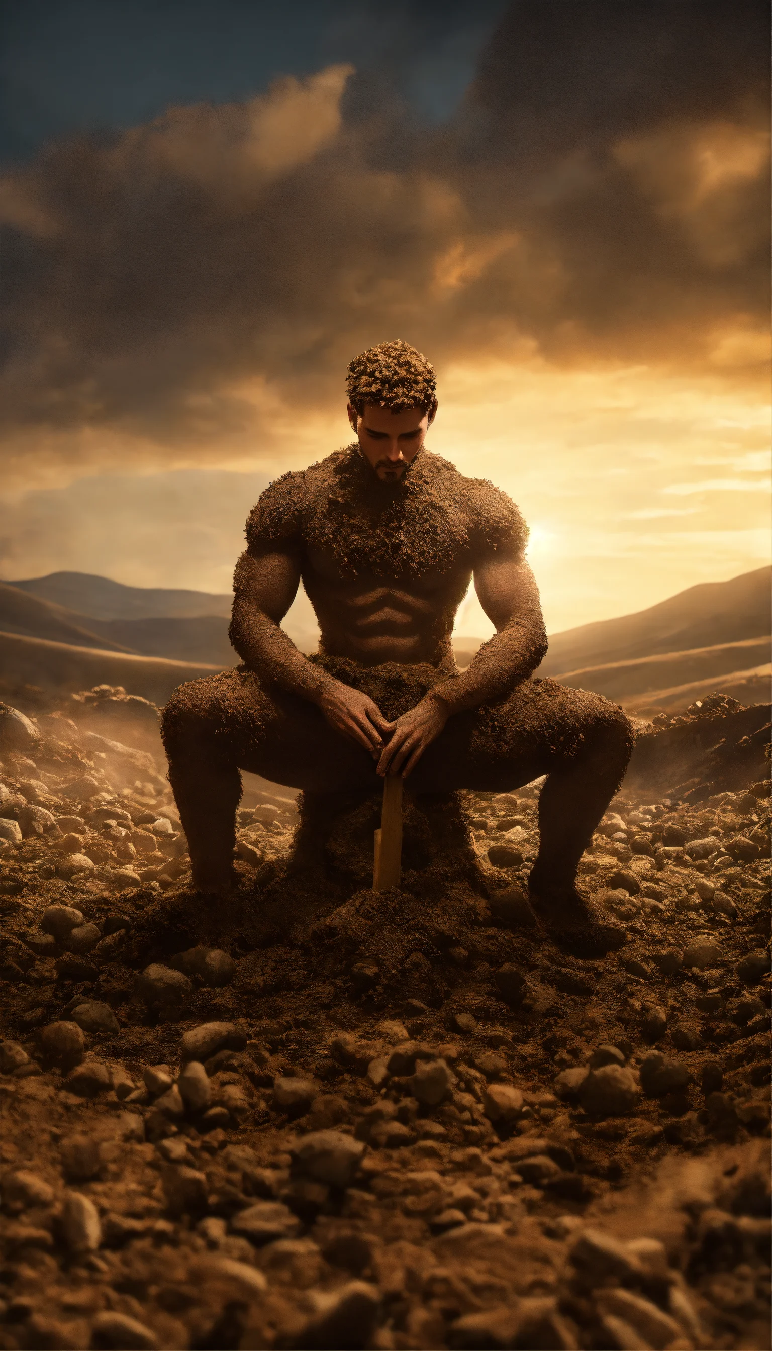 Lexica - God creating man from soil, surreal photo, fujifilm xt3 ...