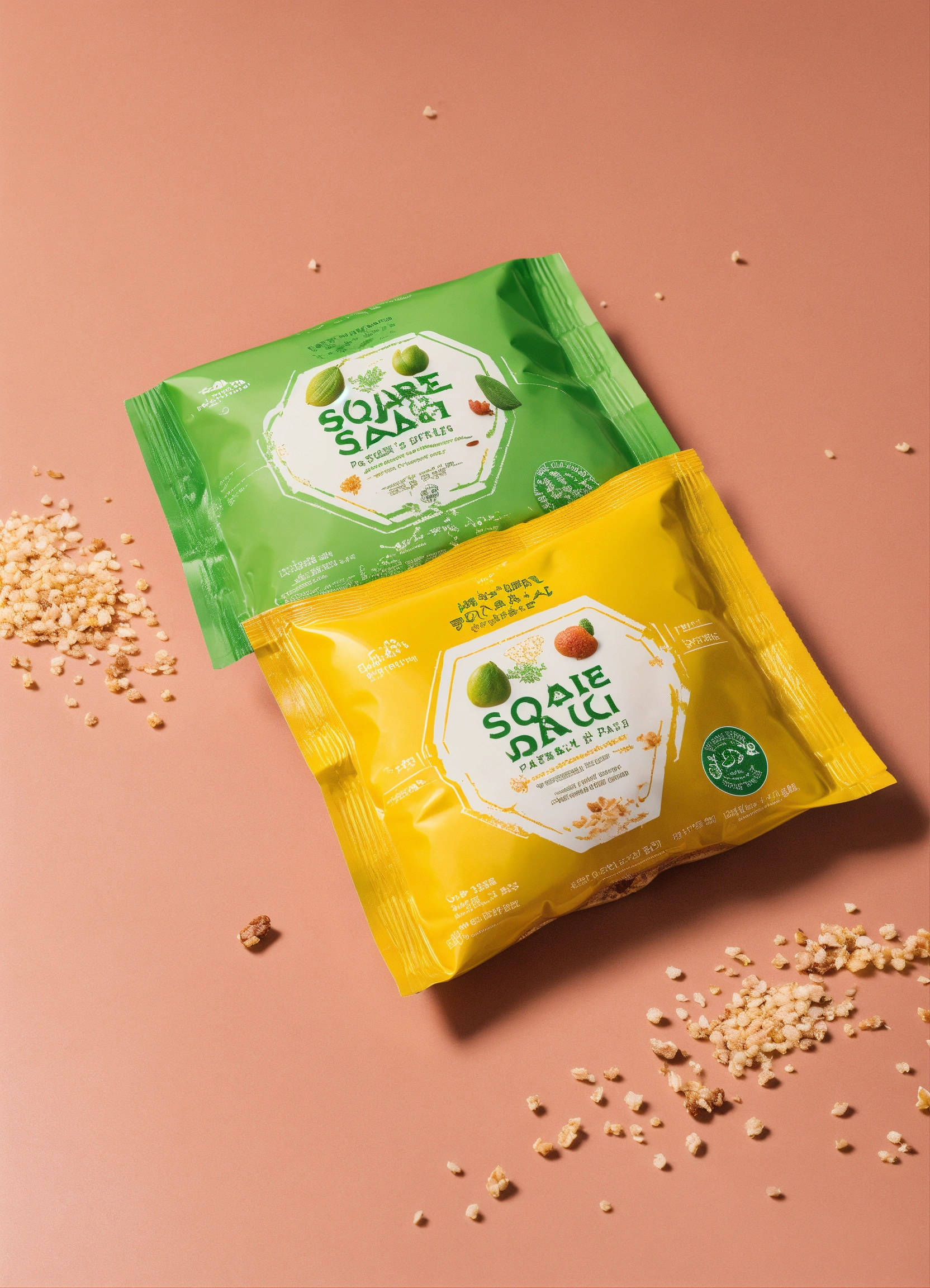 Lexica - A unique branding design for square sachet packs inside in ...