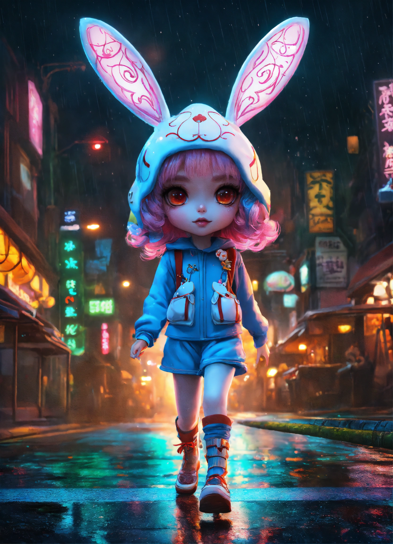 Lexica - Running creepy little japanese alien anime alice in wonderland ...