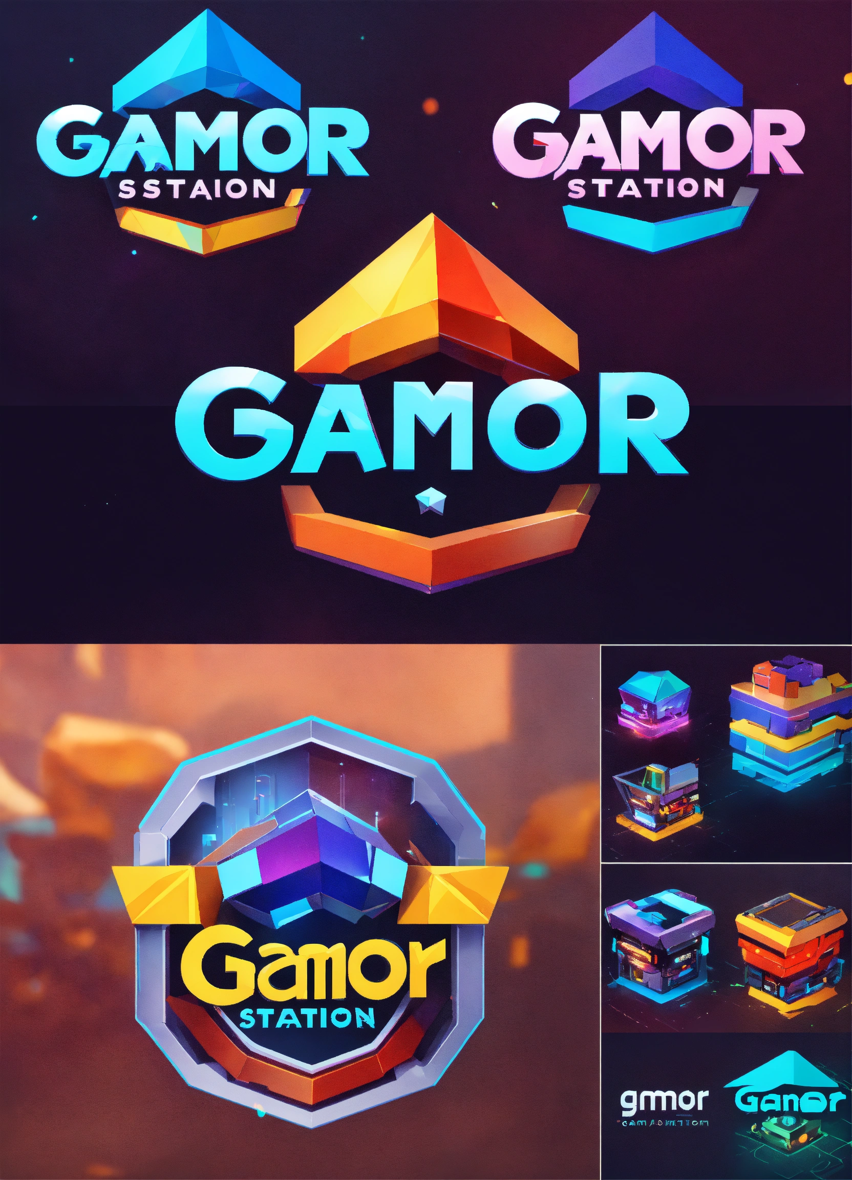 Lexica - Generate a unique and visually captivating logo for 'Gamor ...
