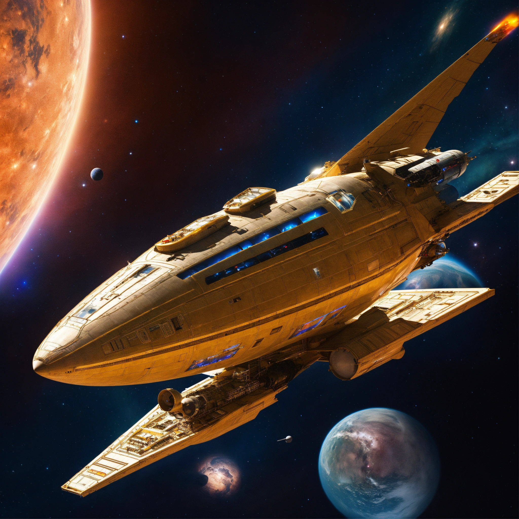 Lexica - Space cruise spaceship