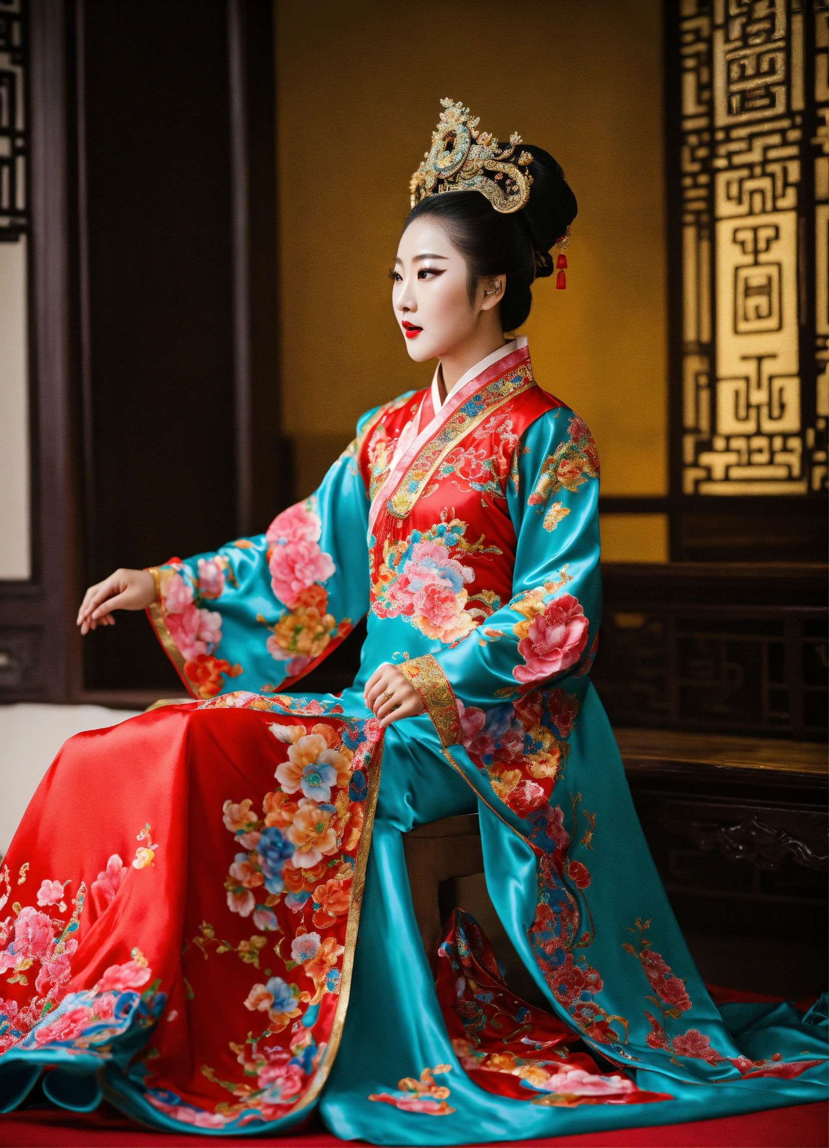 Lexica - Chinese opera singer un dress