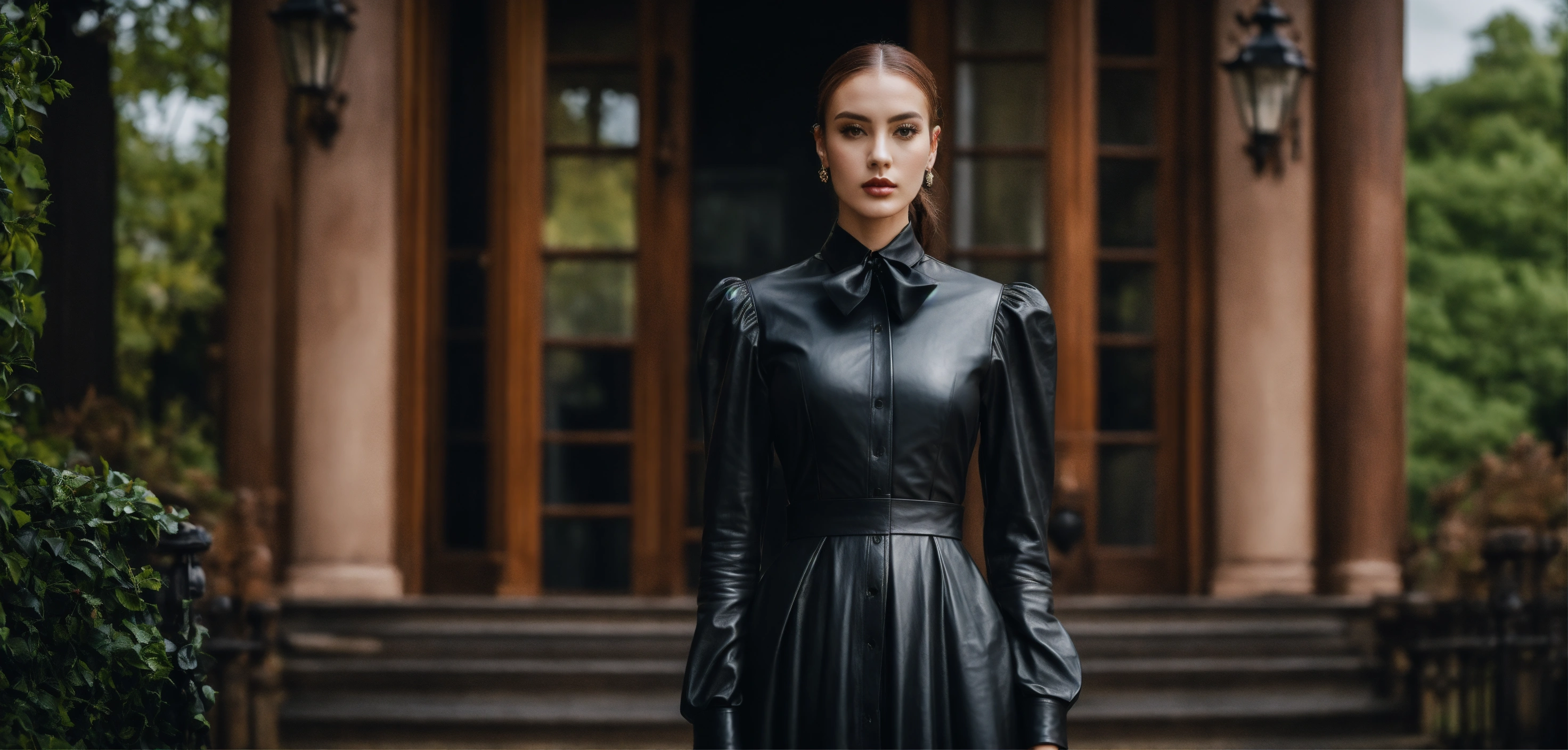 Lexica - Two stunning arrogant women fashion model, strict victorian ...