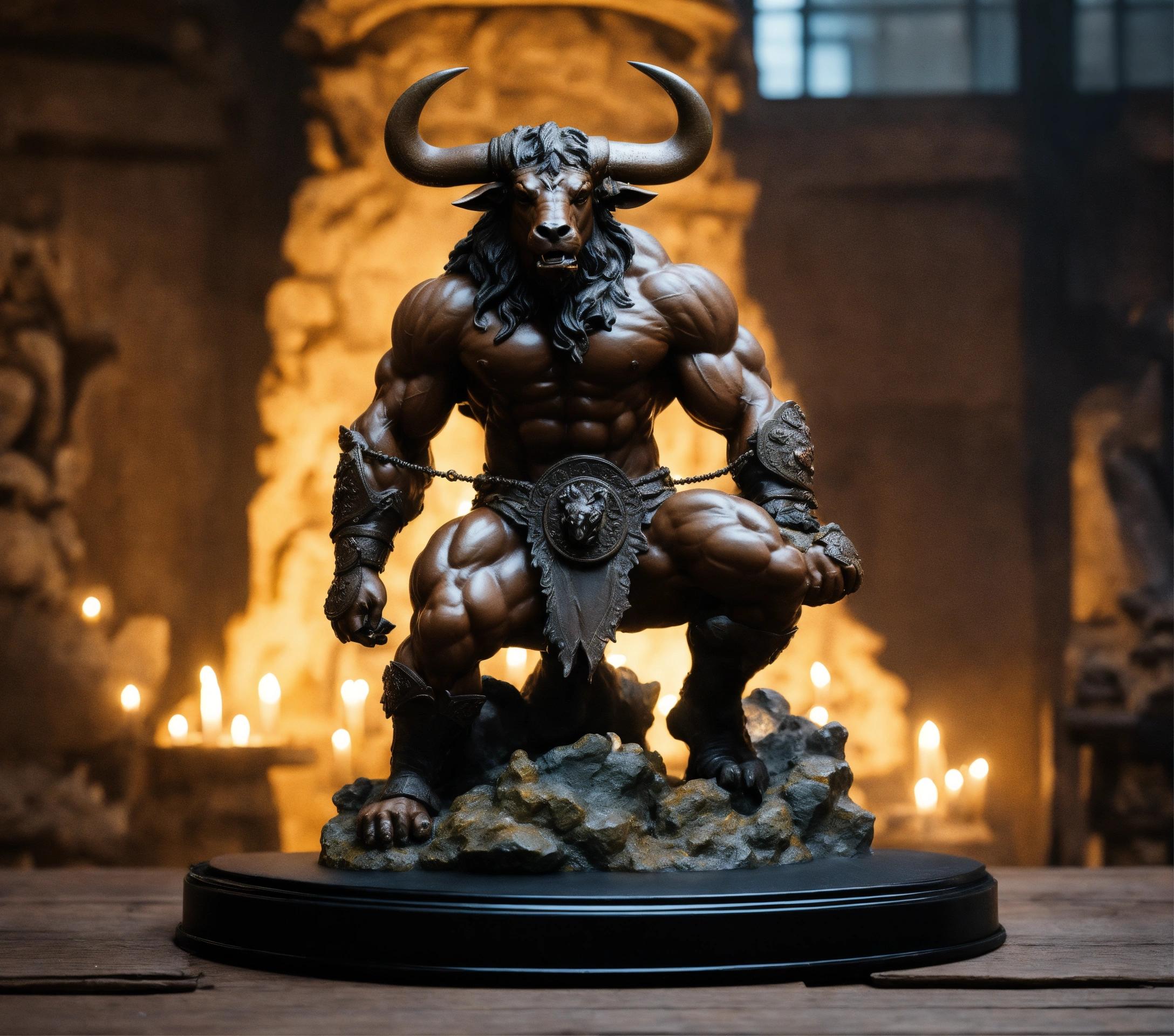 Lexica - Medieval mystical creature minotaur in high definition 8k ...