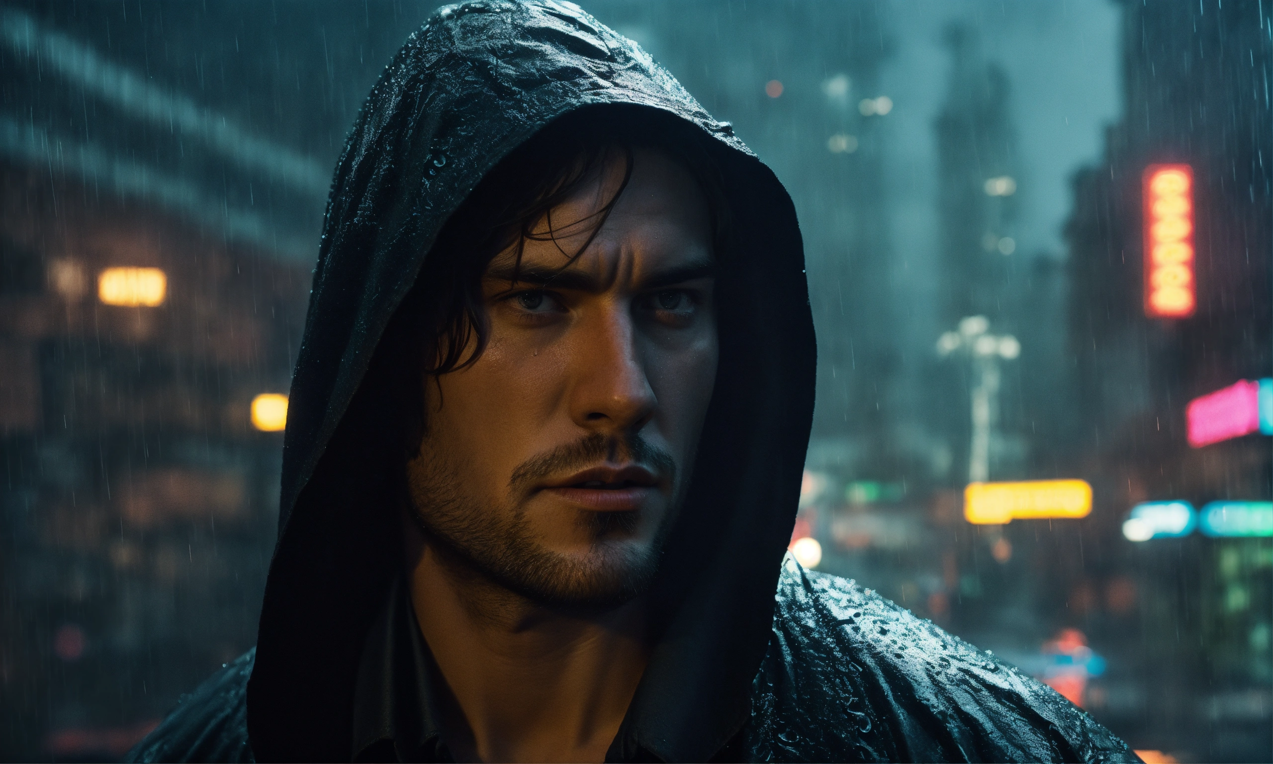 Lexica - Beautiful tall man, kinnaman, apocalypse, dark, city, white ...