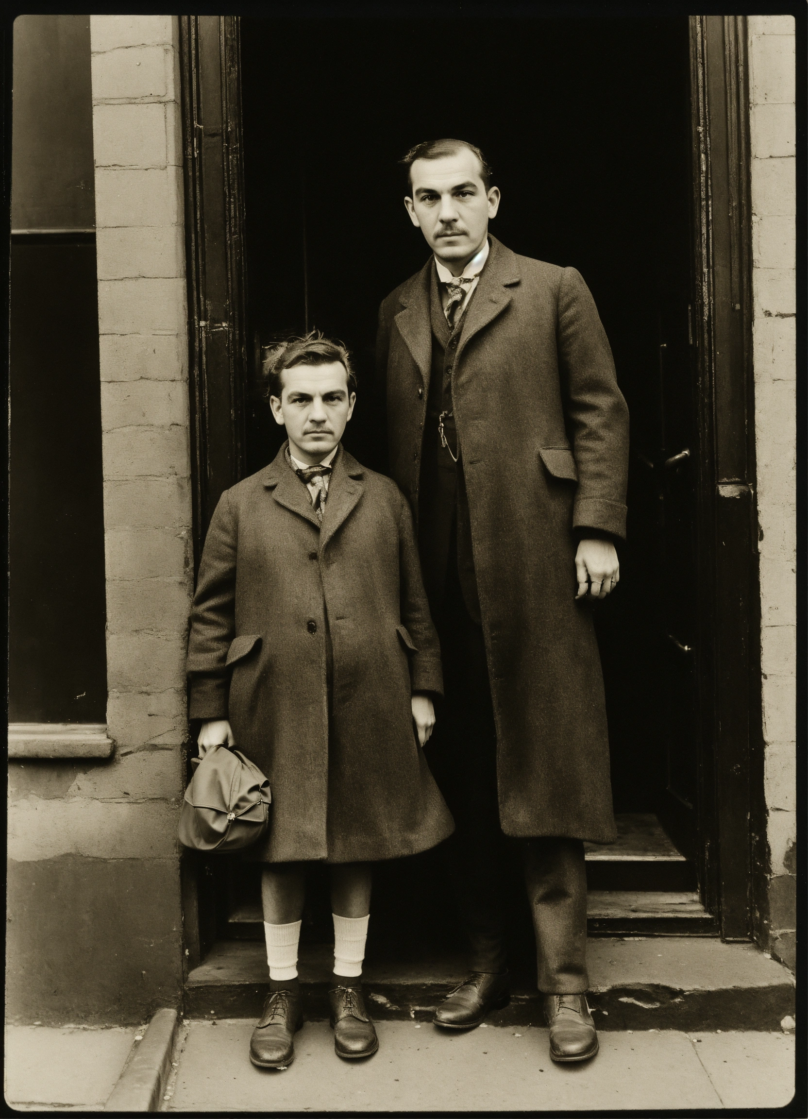 Lexica - Location portrait, people from glasgow, door background ...