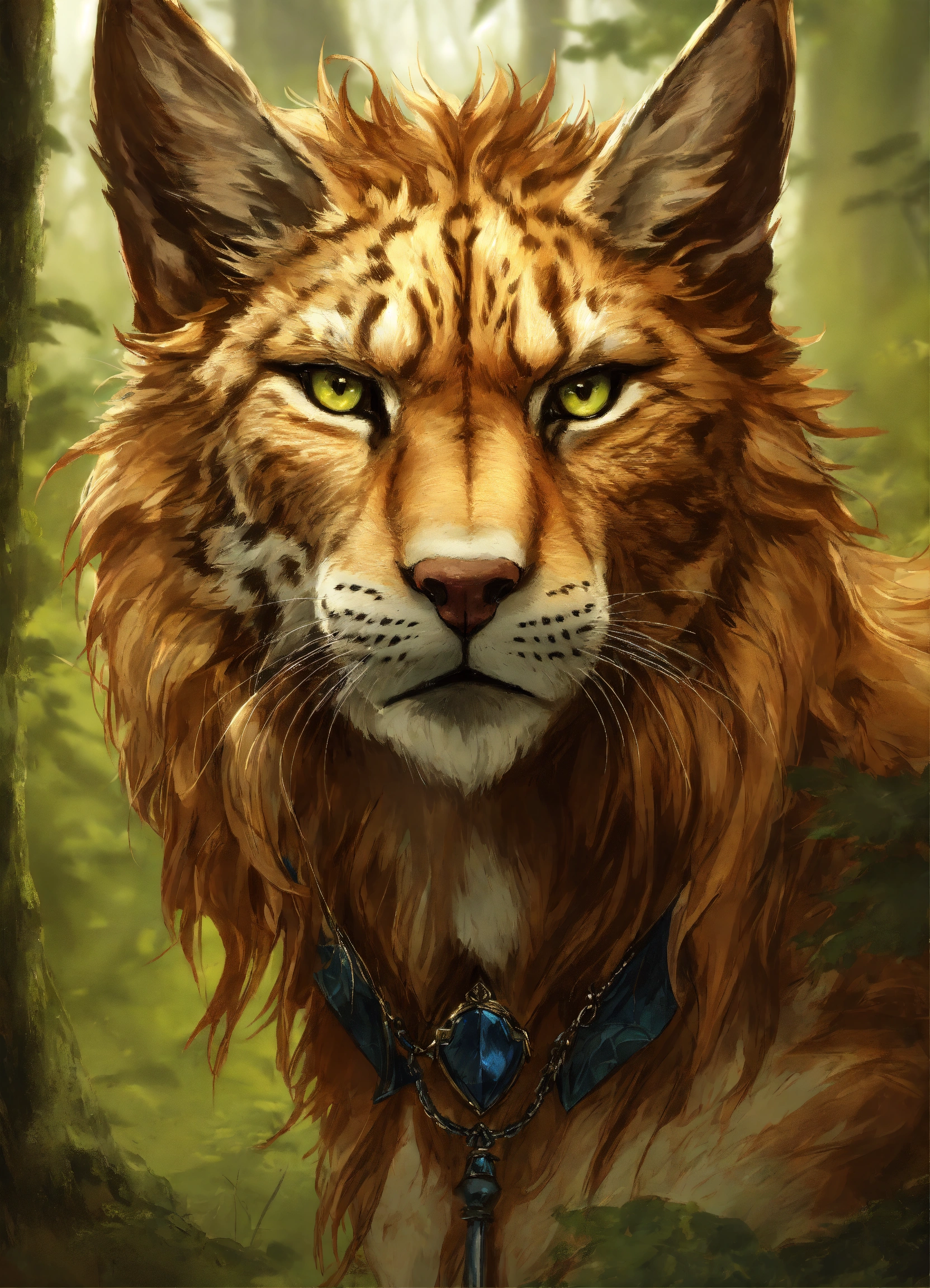 Lexica - The elven beast is a predator, with the head of a lynx ...