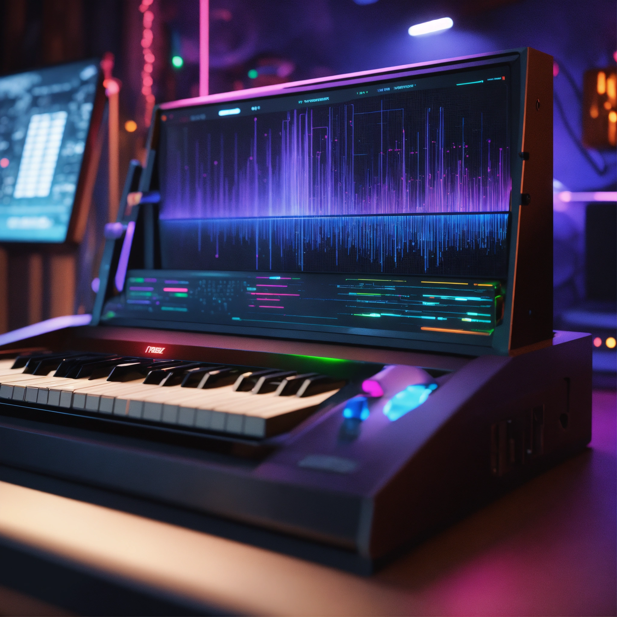 Lexica - A sound visualizer machine with personality, waveform ...