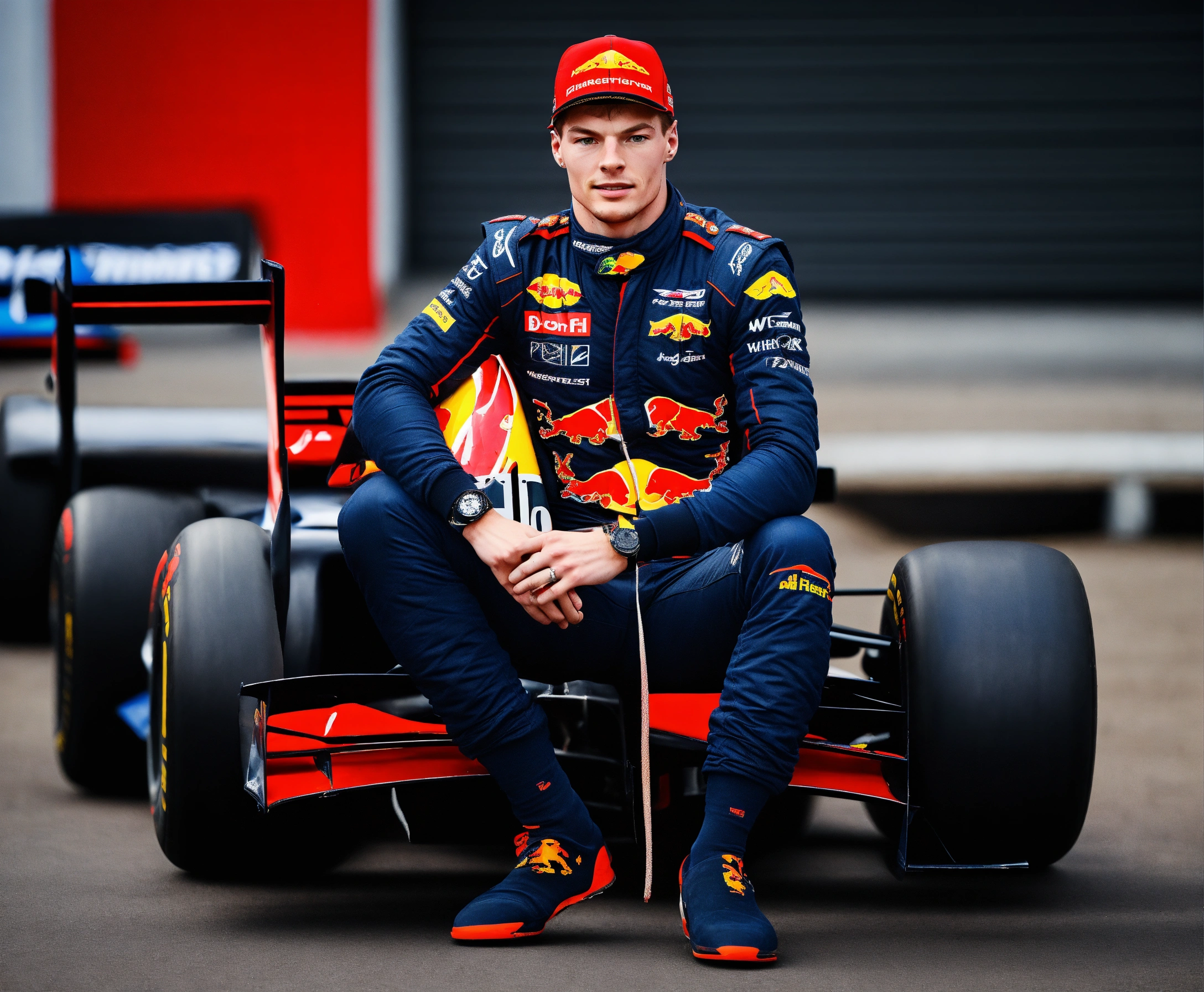 Lexica - F1 pilot max verstappen full body