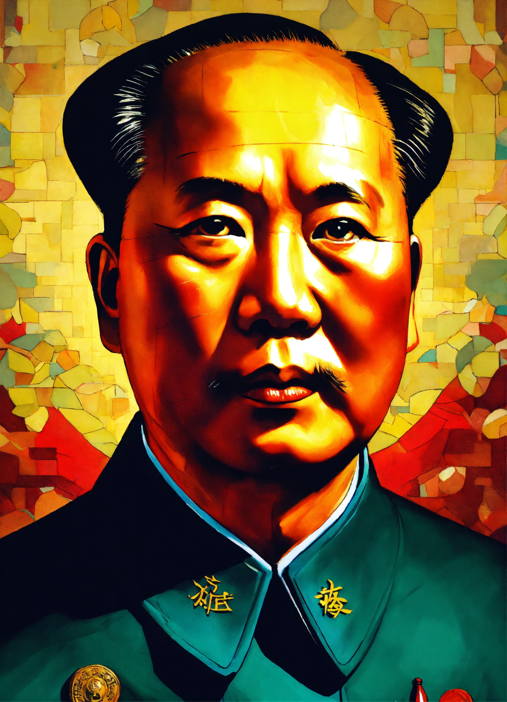 Lexica - Mao portrait