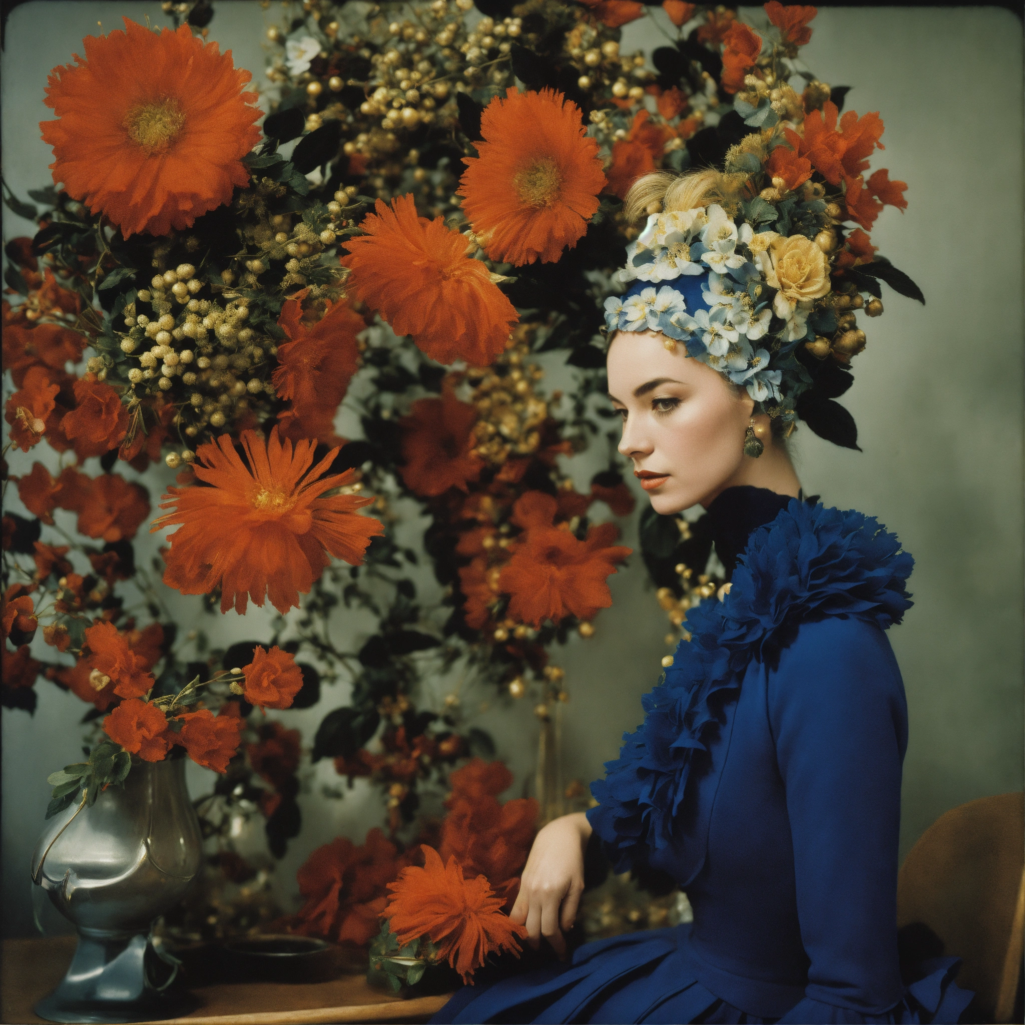 Lexica - A woman fashion photography in style anna atkins, charles ...