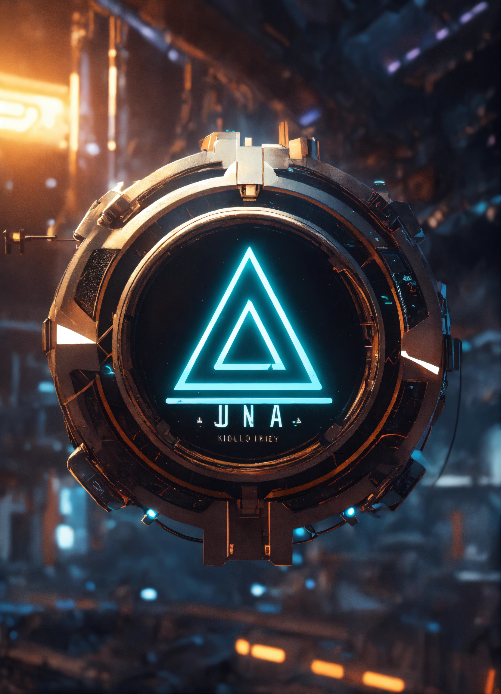 Lexica - A logo for the word 'ANALOG JUNK', futuristic, sci-fi, 8K ...