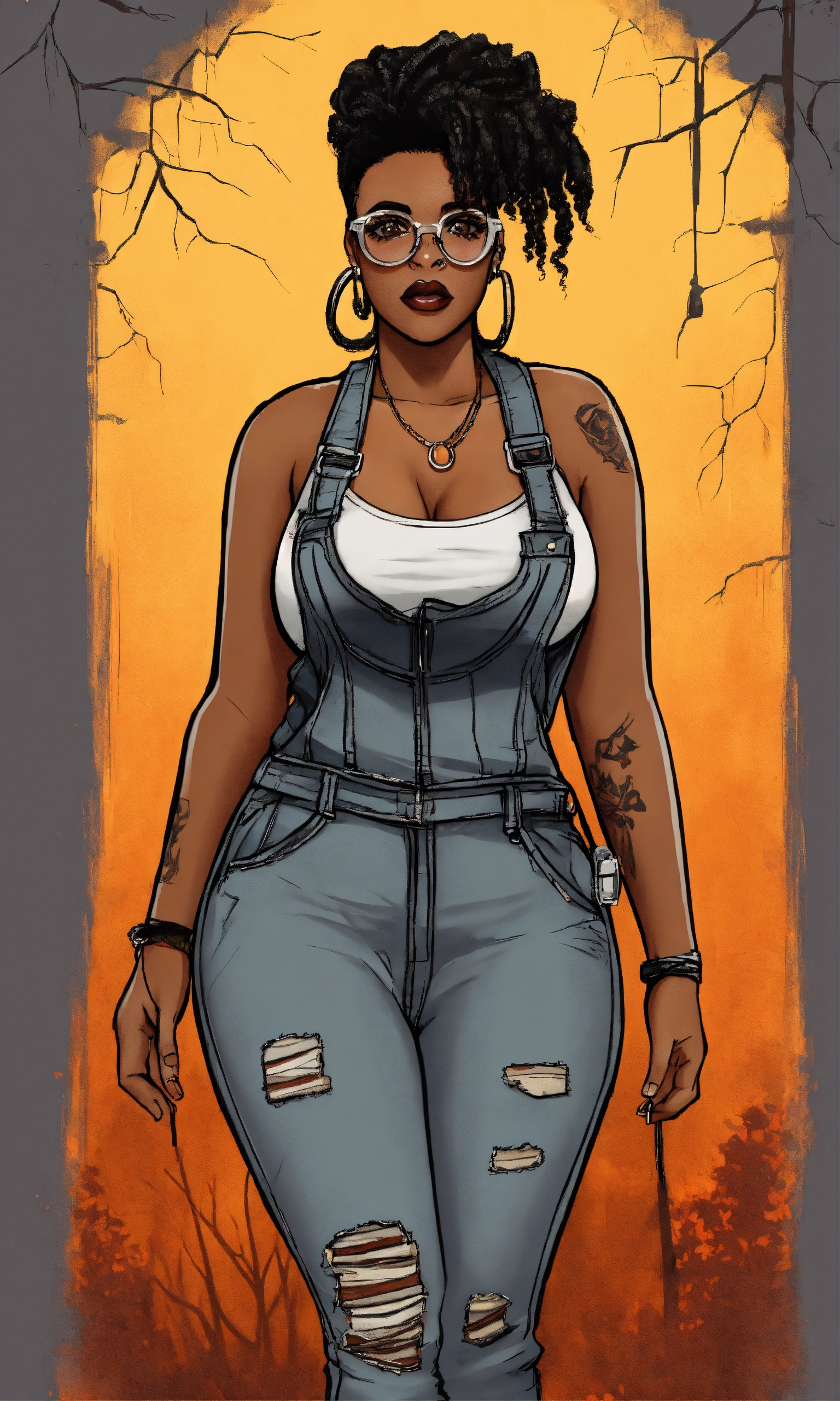 Lexica - CARTOON, ILLUSTRATION, AFRICAN AMERICAN goth rockabilly full ...