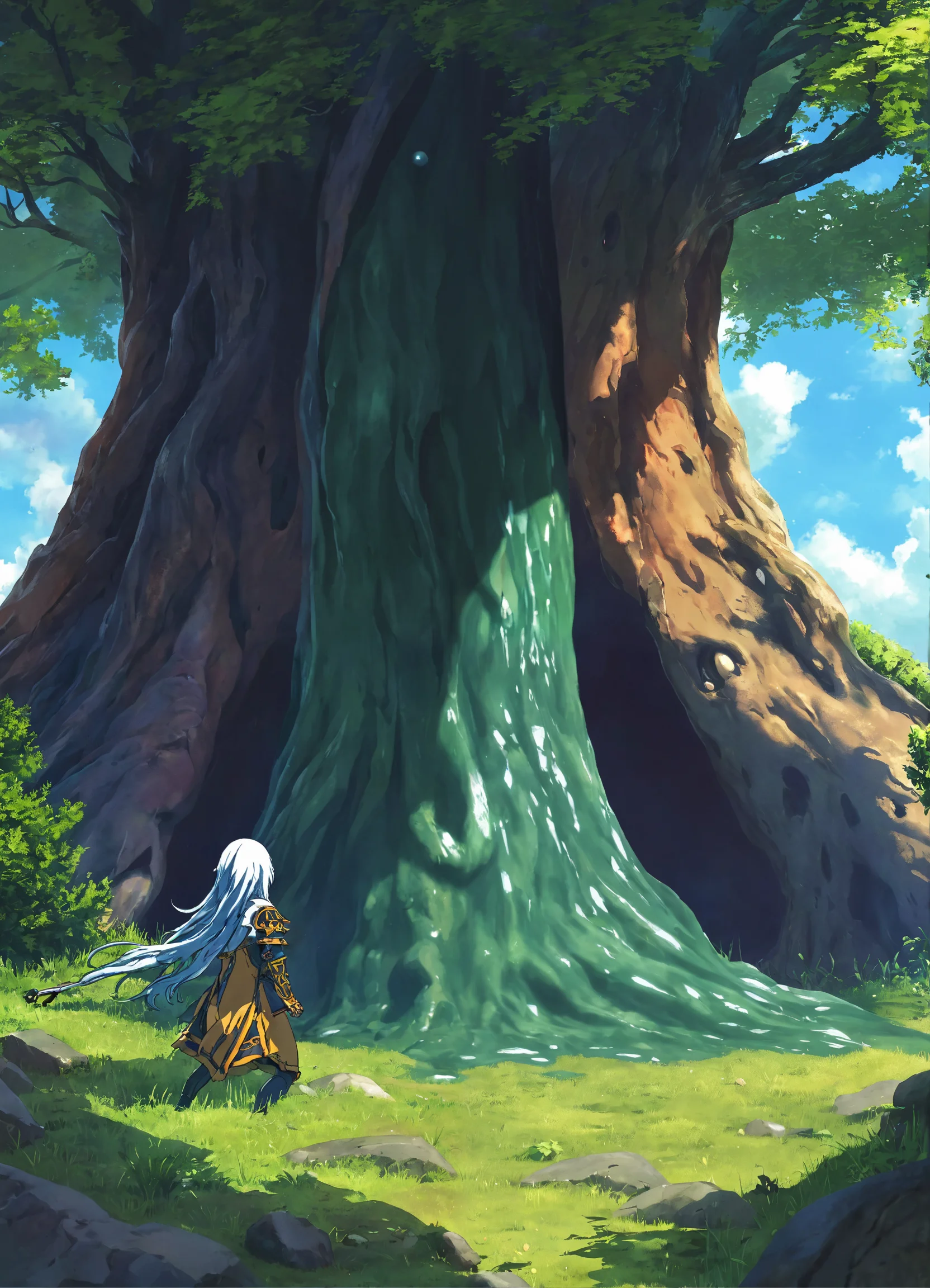 Lexica - You hide behind a tree while a slime monster is nearby ...