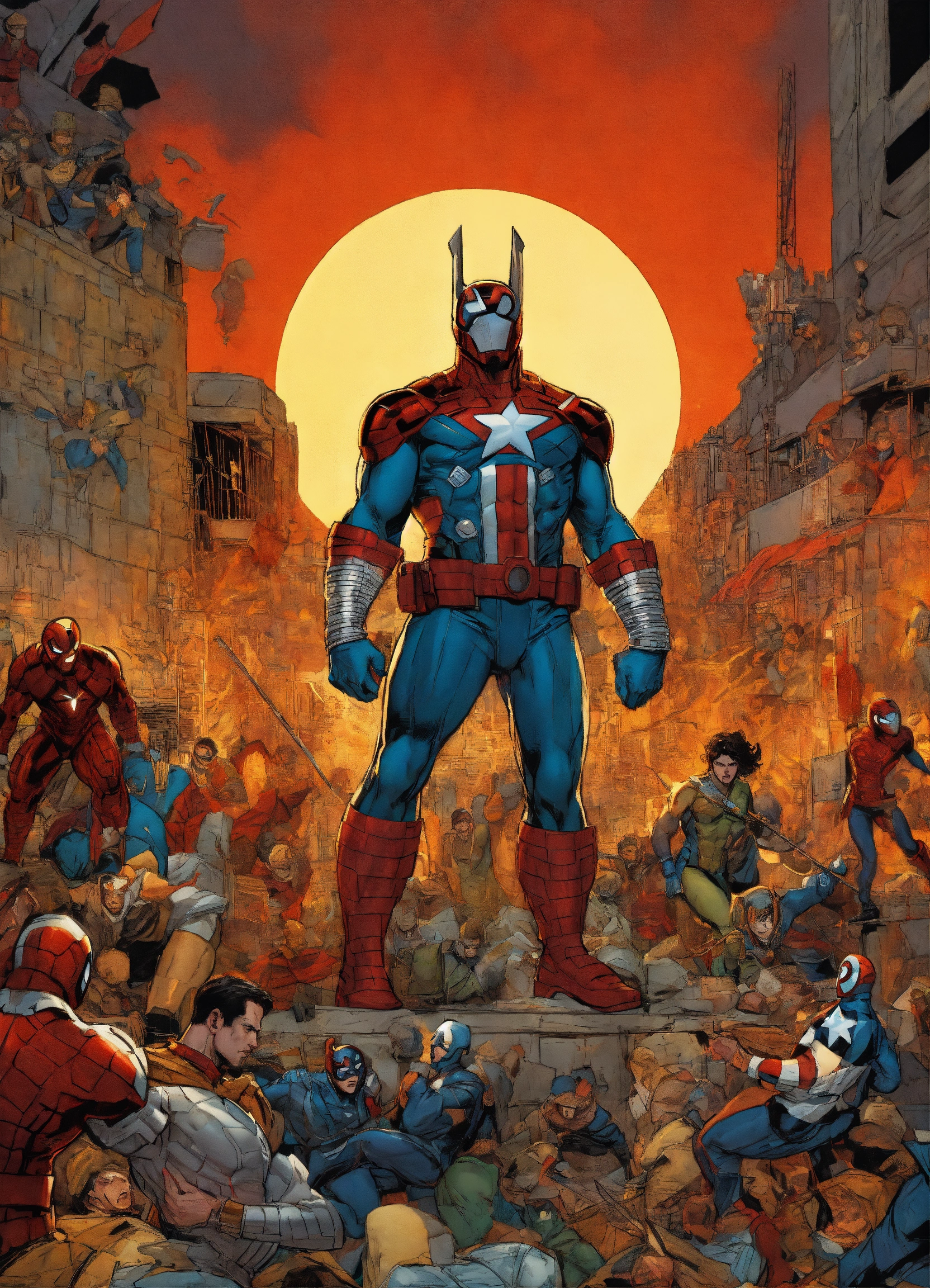 Lexica - Marvel bedlam without words or logos