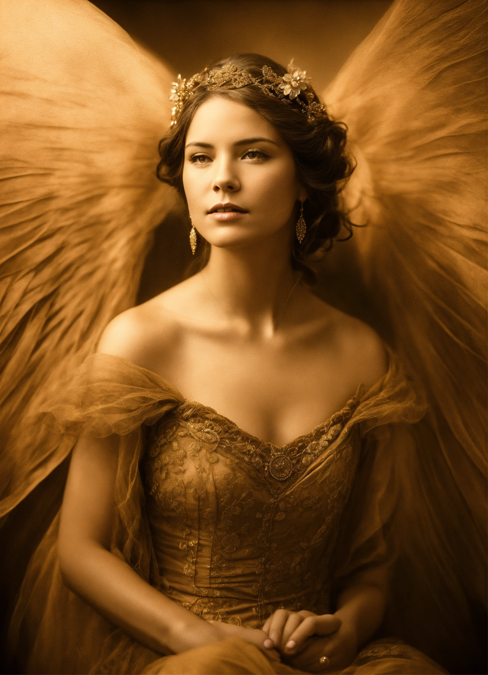 Lexica - Hope, personified, sepia