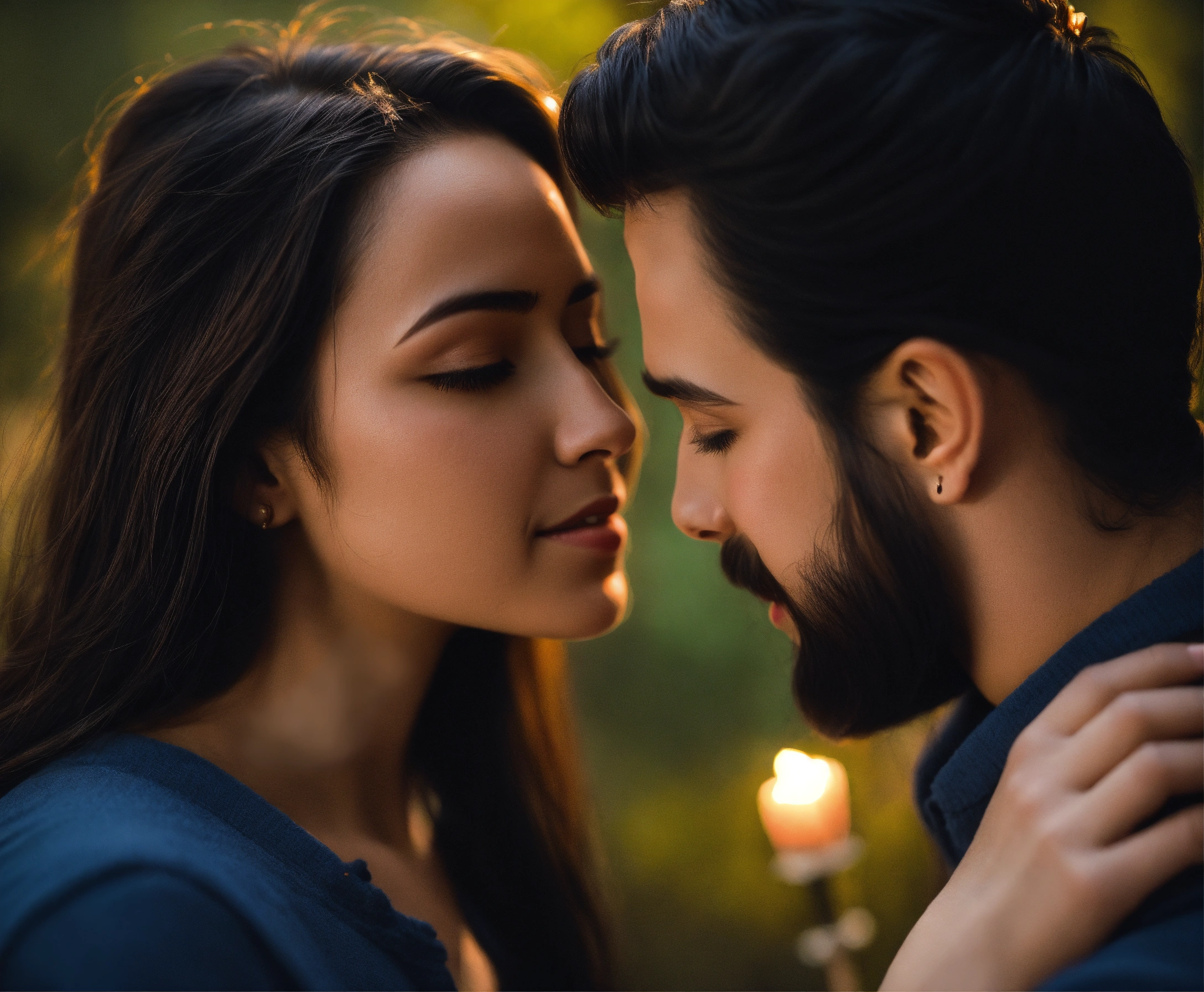 Lexica - Primeros Planos de una pareja romántica Intercalando primeros ...